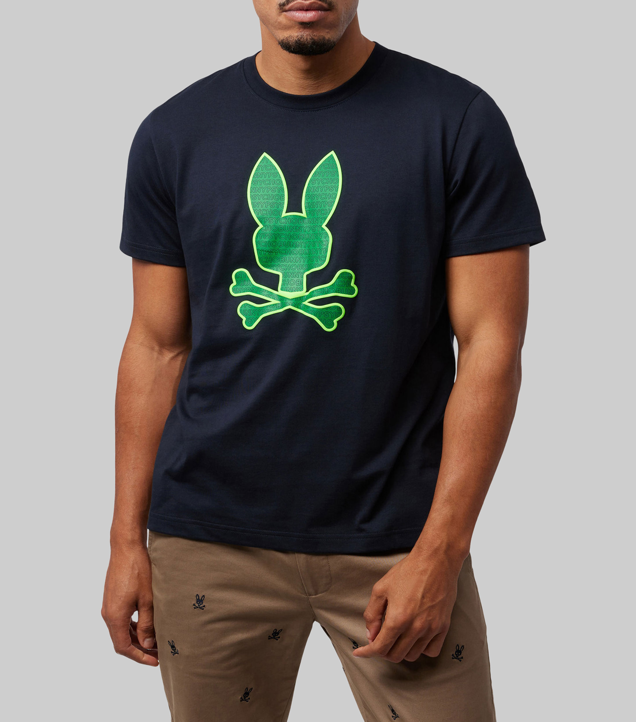 Psycho Bunny: Playera Cuello Redondo Manga Corta Hombre | El Palacio de ...