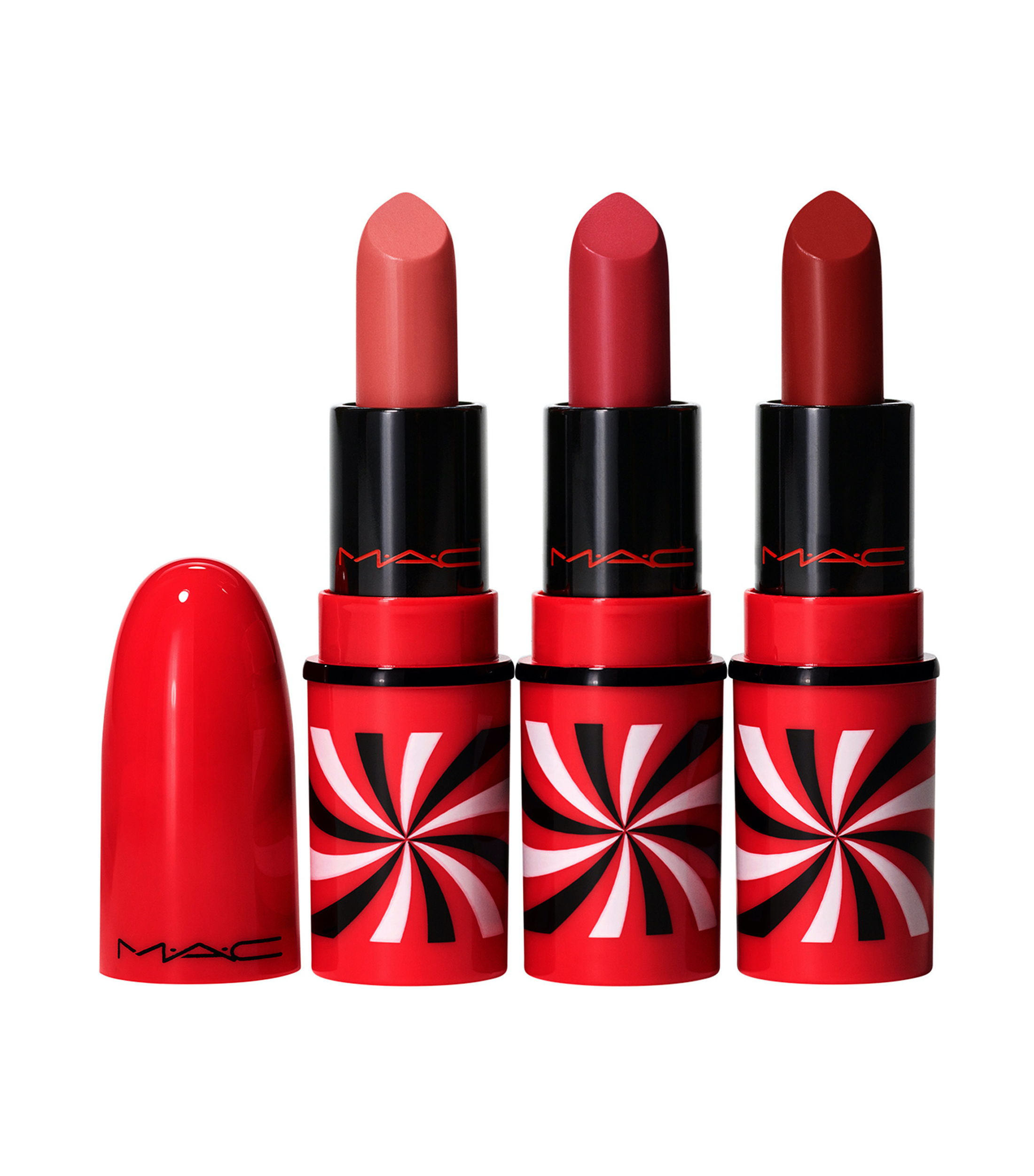 MAC Set de labiales Hypnotizing Holiday Tiny Tricks Mini Trio Mujer ...