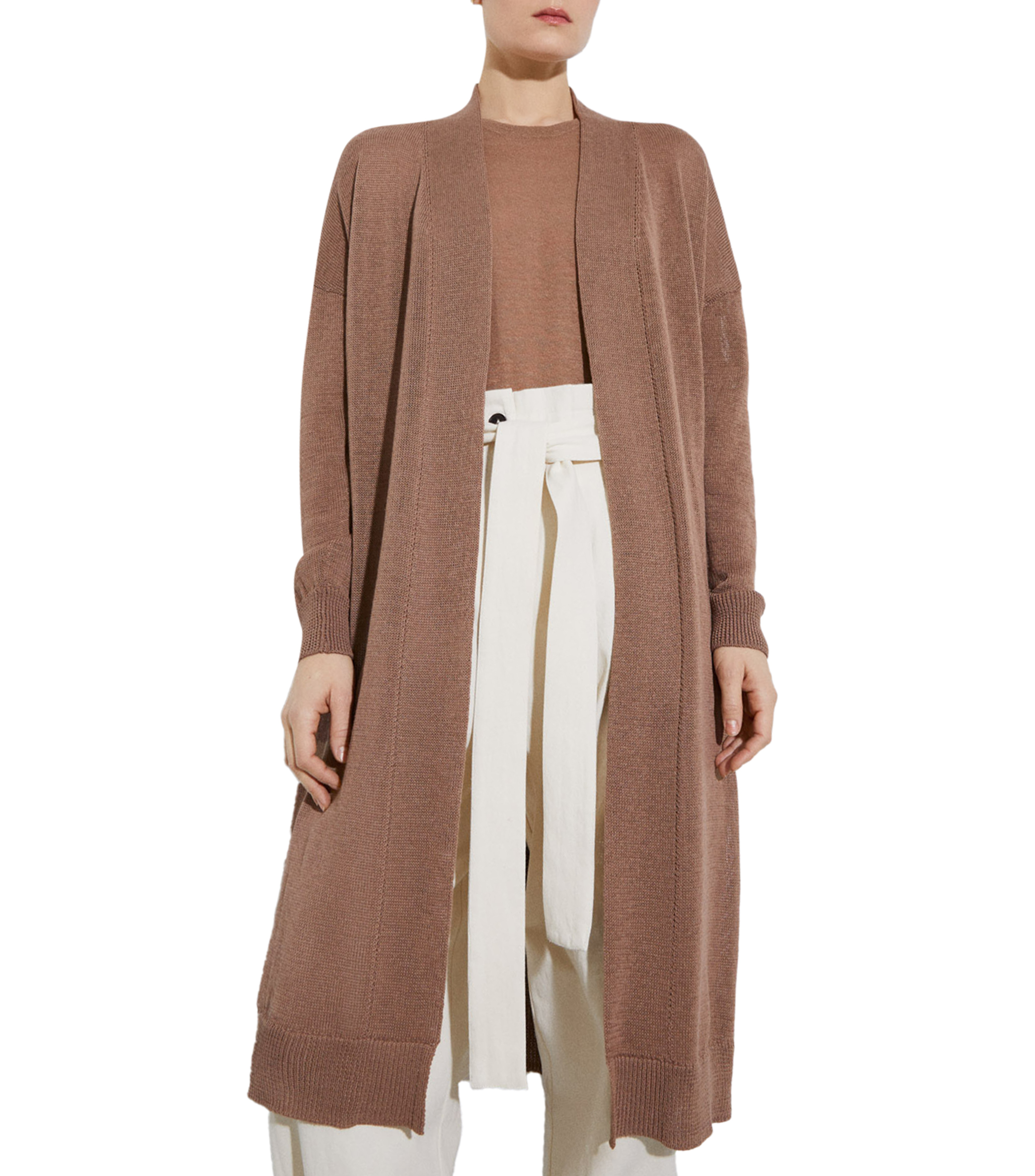 Adolfo Dominguez Suéter largo abierto Mujer - El Palacio de Hierro