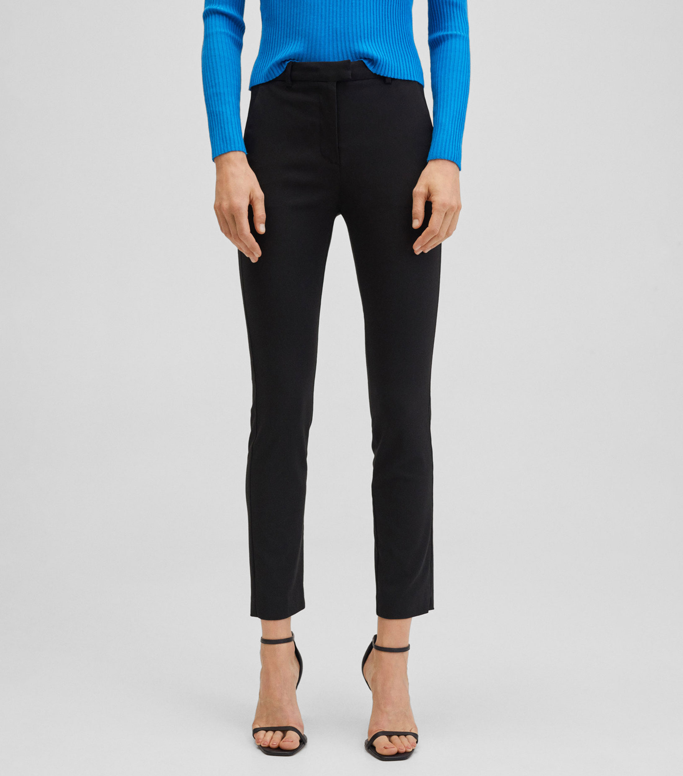 Mango: Pantalón capri liso Mujer | El Palacio de Hierro