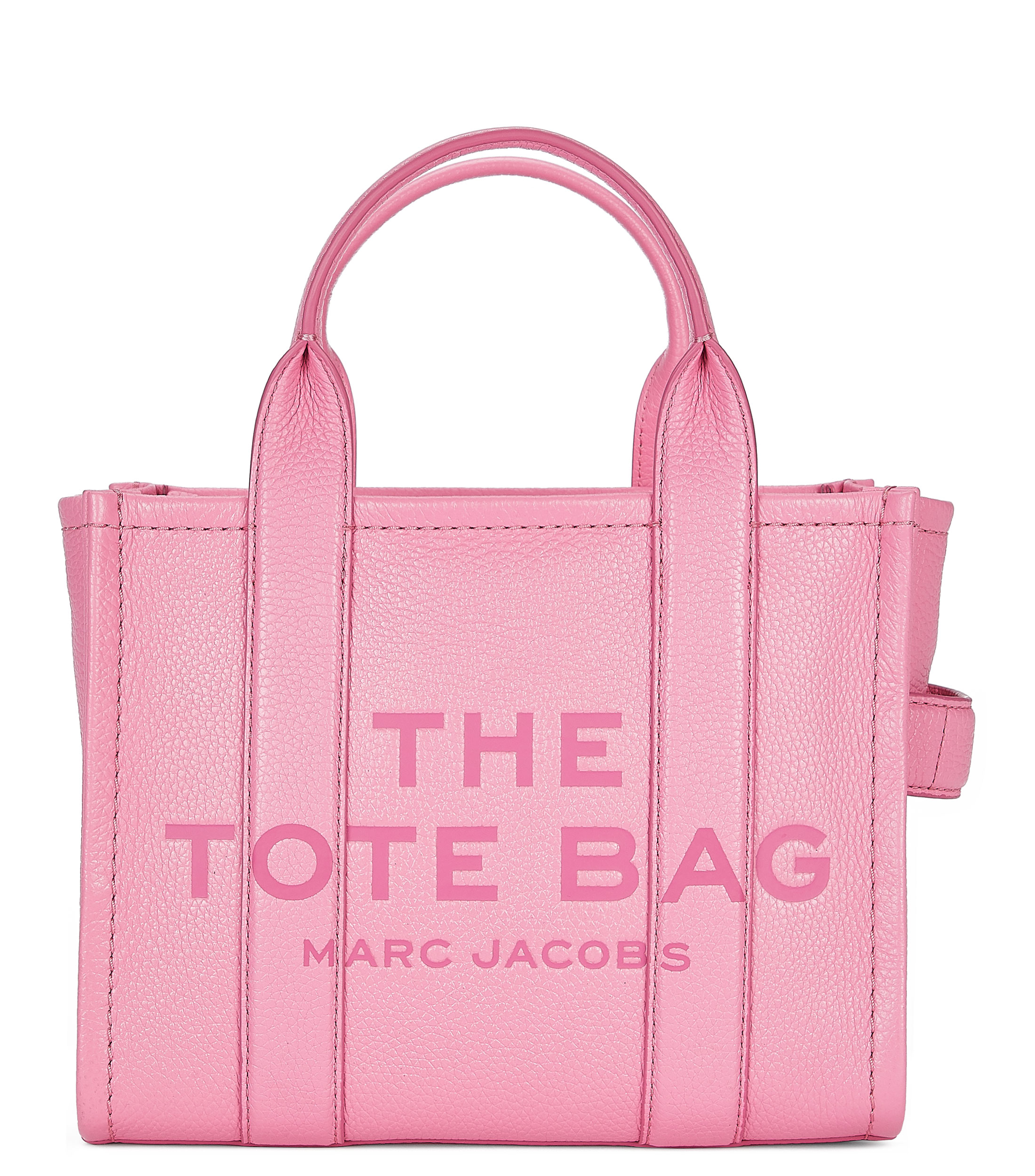 Marc Jacobs: Bolso mini tote rosa en piel granulado Mujer | El Palacio de Hierro