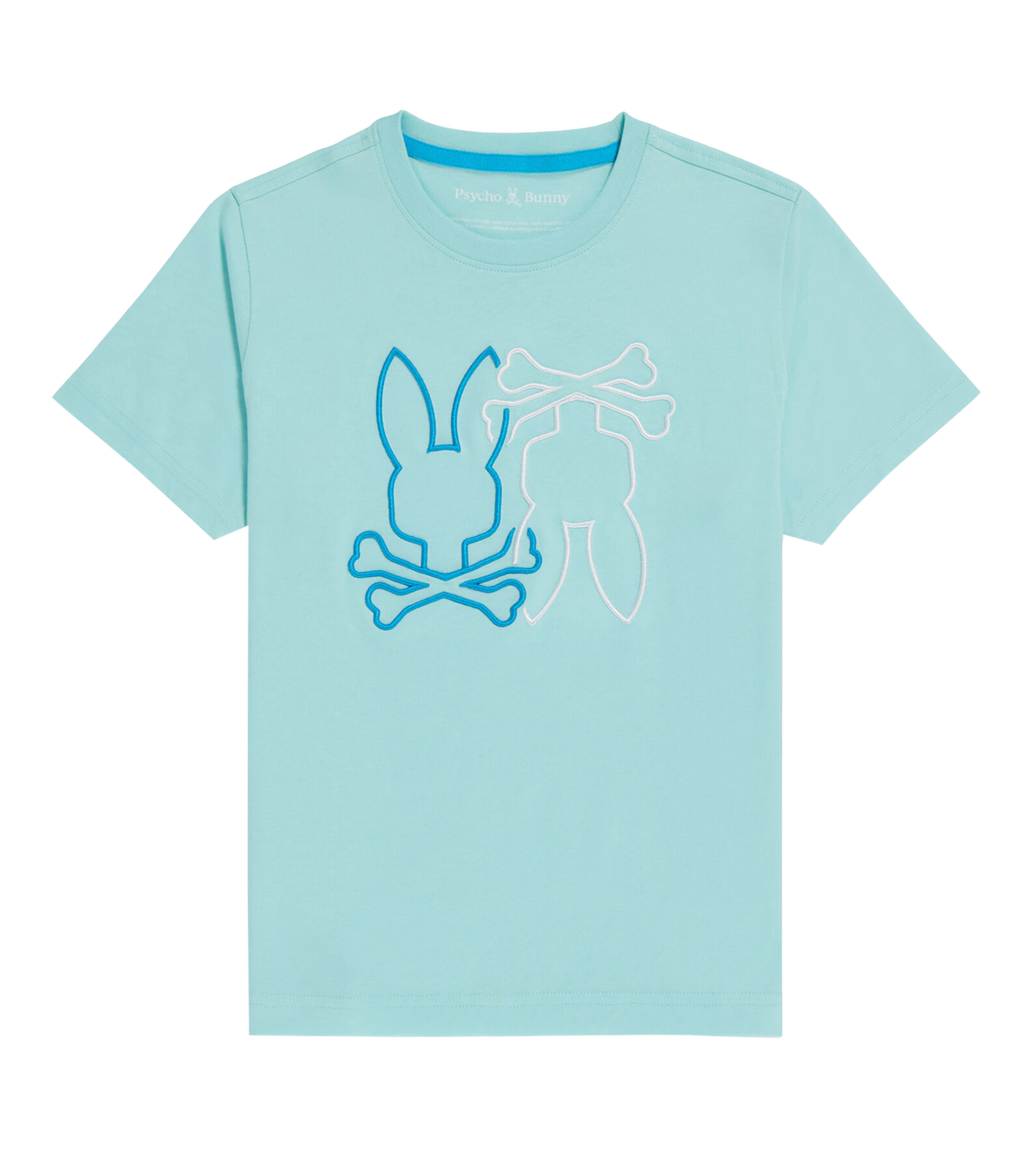 Psycho Bunny: Playera cuello redondo manga corta con bordado Niño | El ...