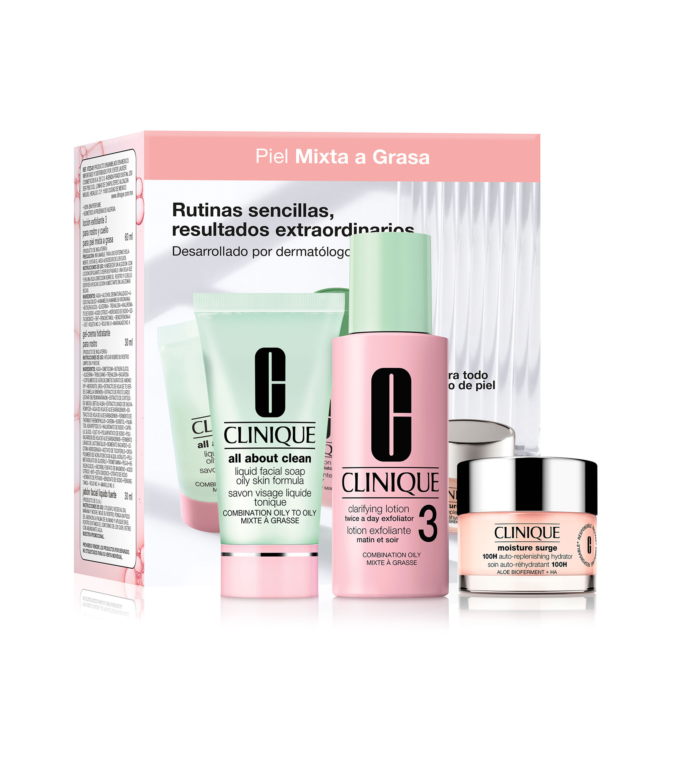 Clinique: Set Rutinas Sencillas, Resultados Extraordinarios Unisex | El ...