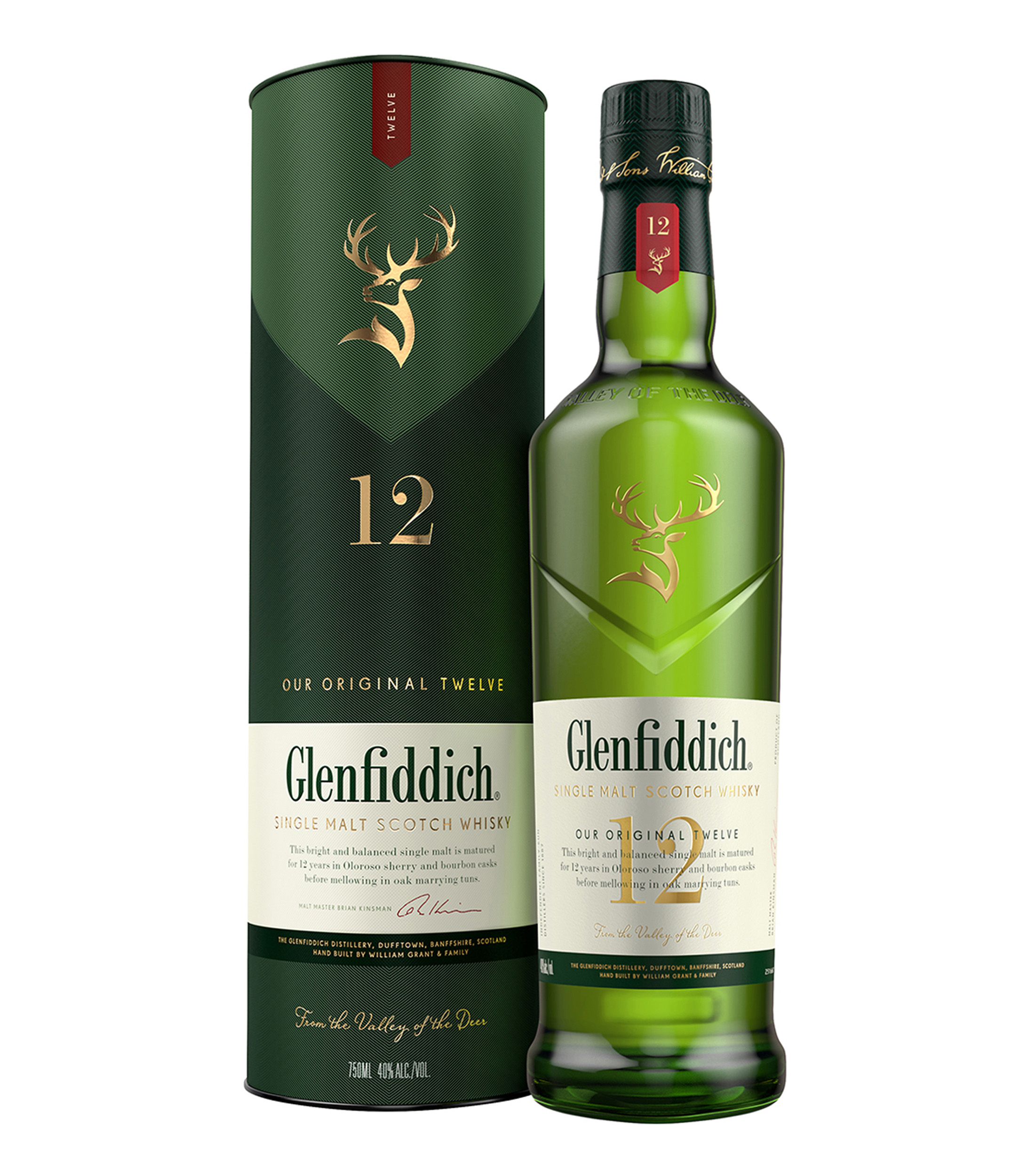 Glenfiddich Whisky 12 Años, 750 ml - El Palacio de Hierro