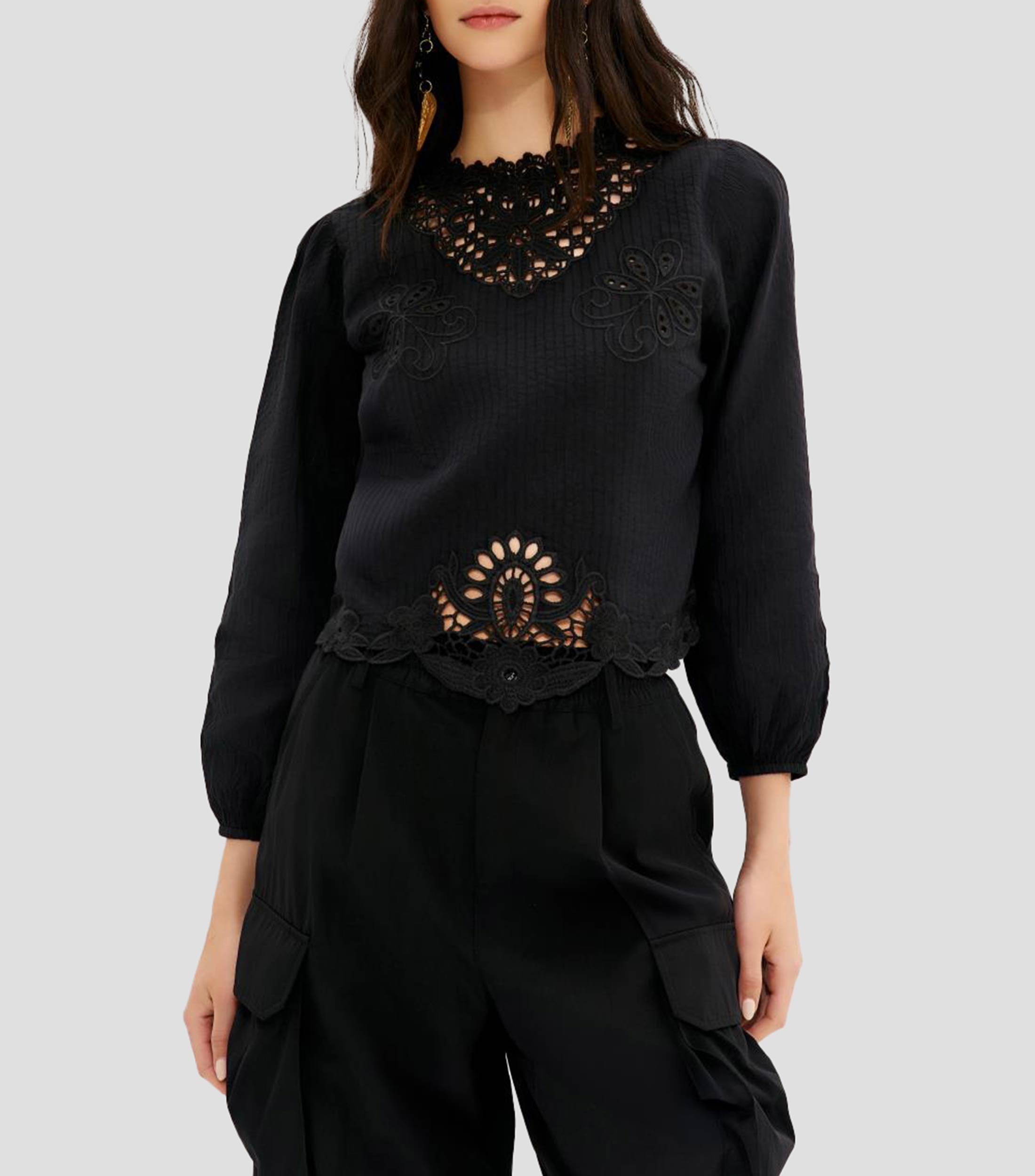 Rapsodia Blusa Manga Larga Mujer |El Palacio de Hierro