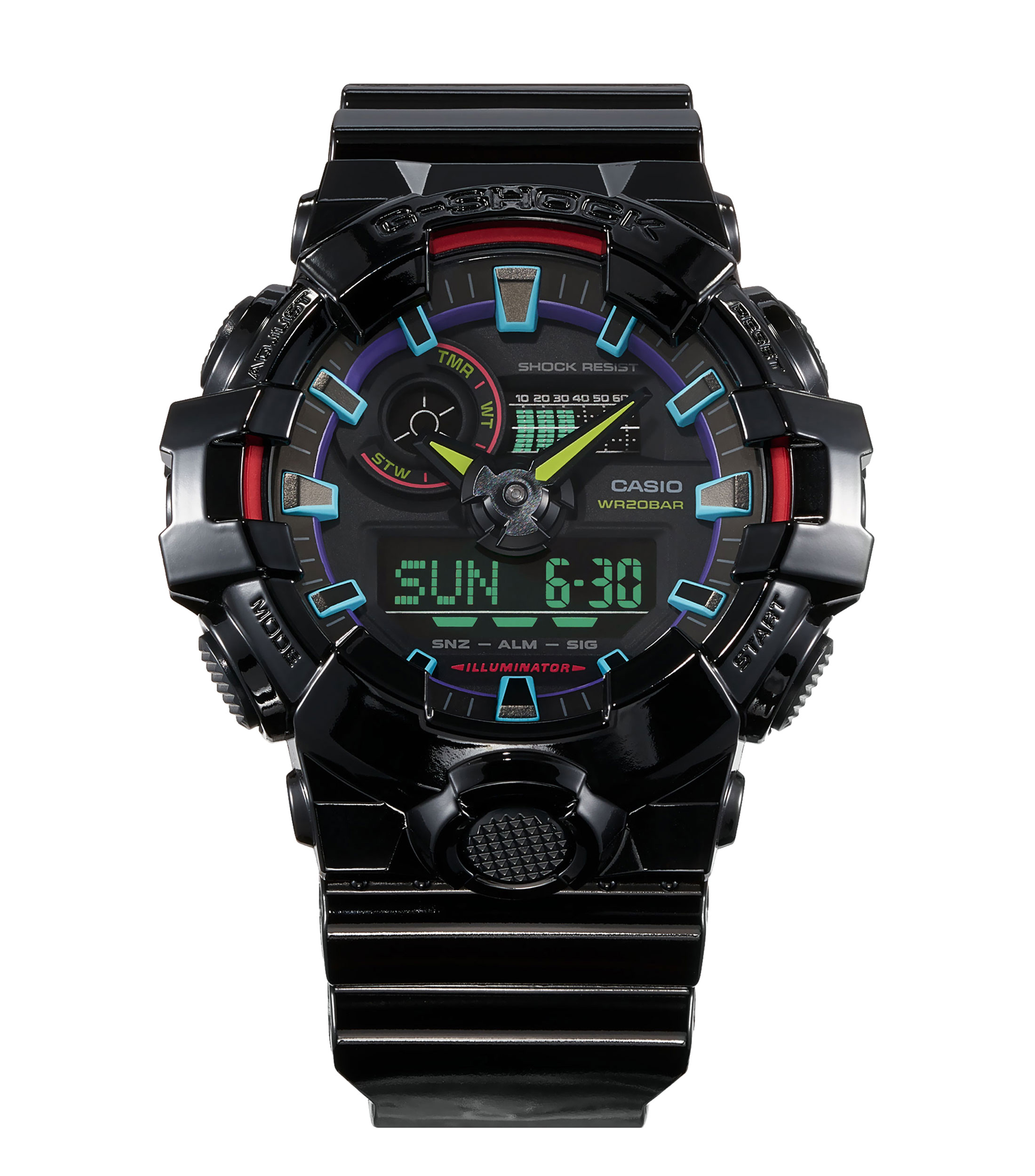 Casio Reloj para Hombre G Shock Series Ga700 Rainbow - El Palacio de Hierro