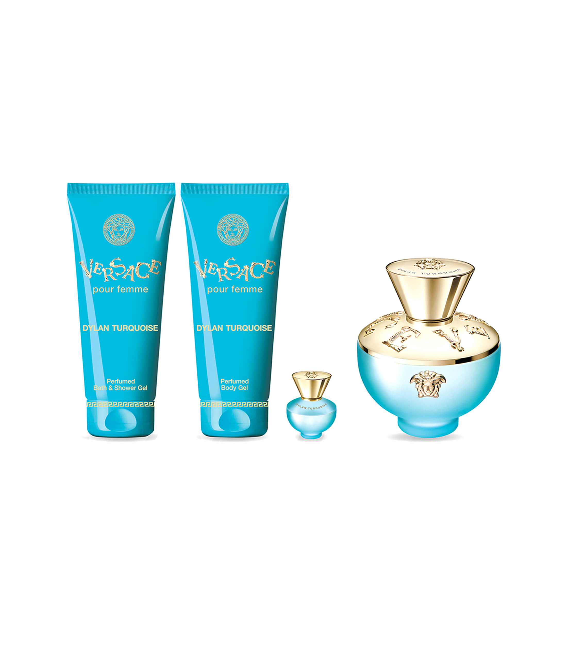 Versace: Set Versace Dylan Turquoise Mujer | El Palacio de Hierro