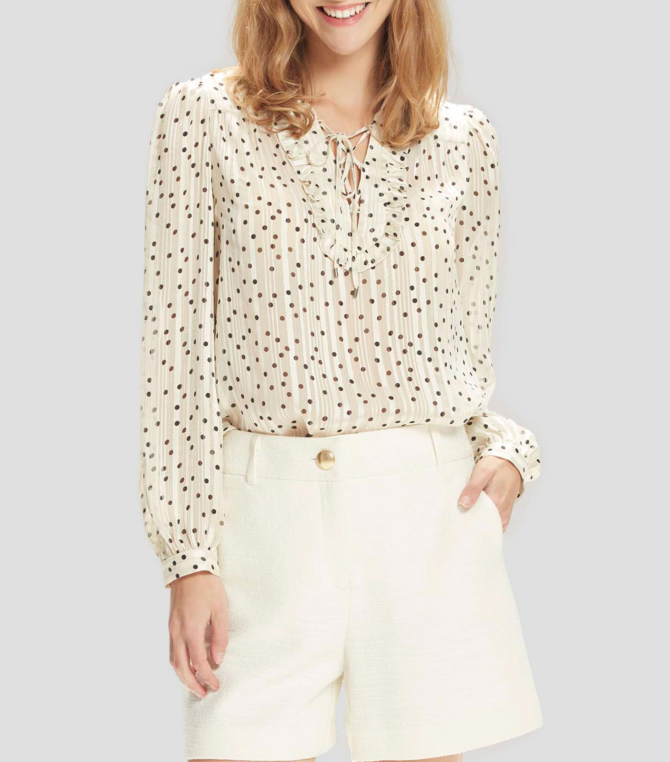 Julio Blusa con Puntos Manga Larga Mujer - El Palacio de Hierro