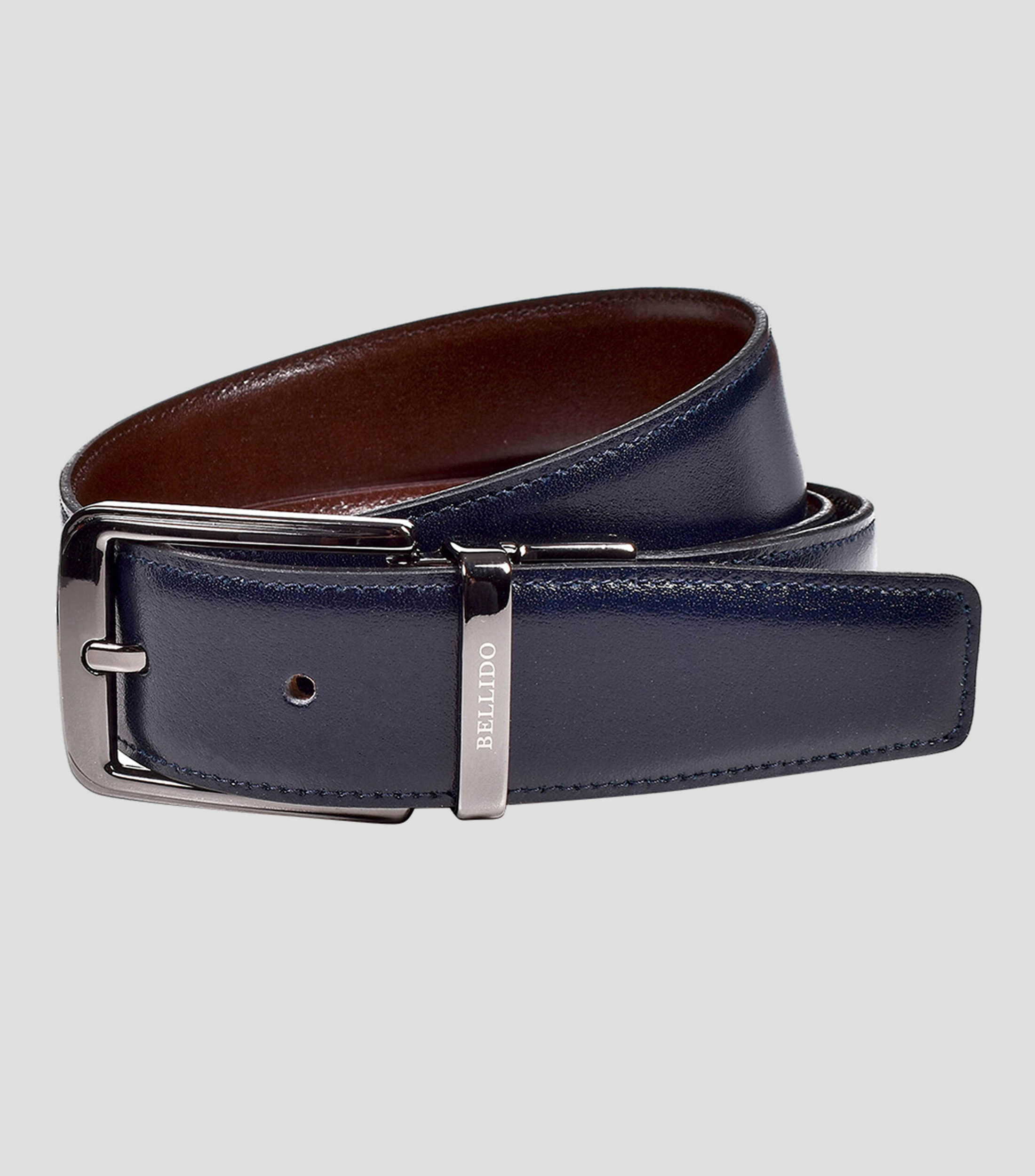 Miguel Bellido Cinturón Reversible en piel bicolor Hombre - El Palacio ...
