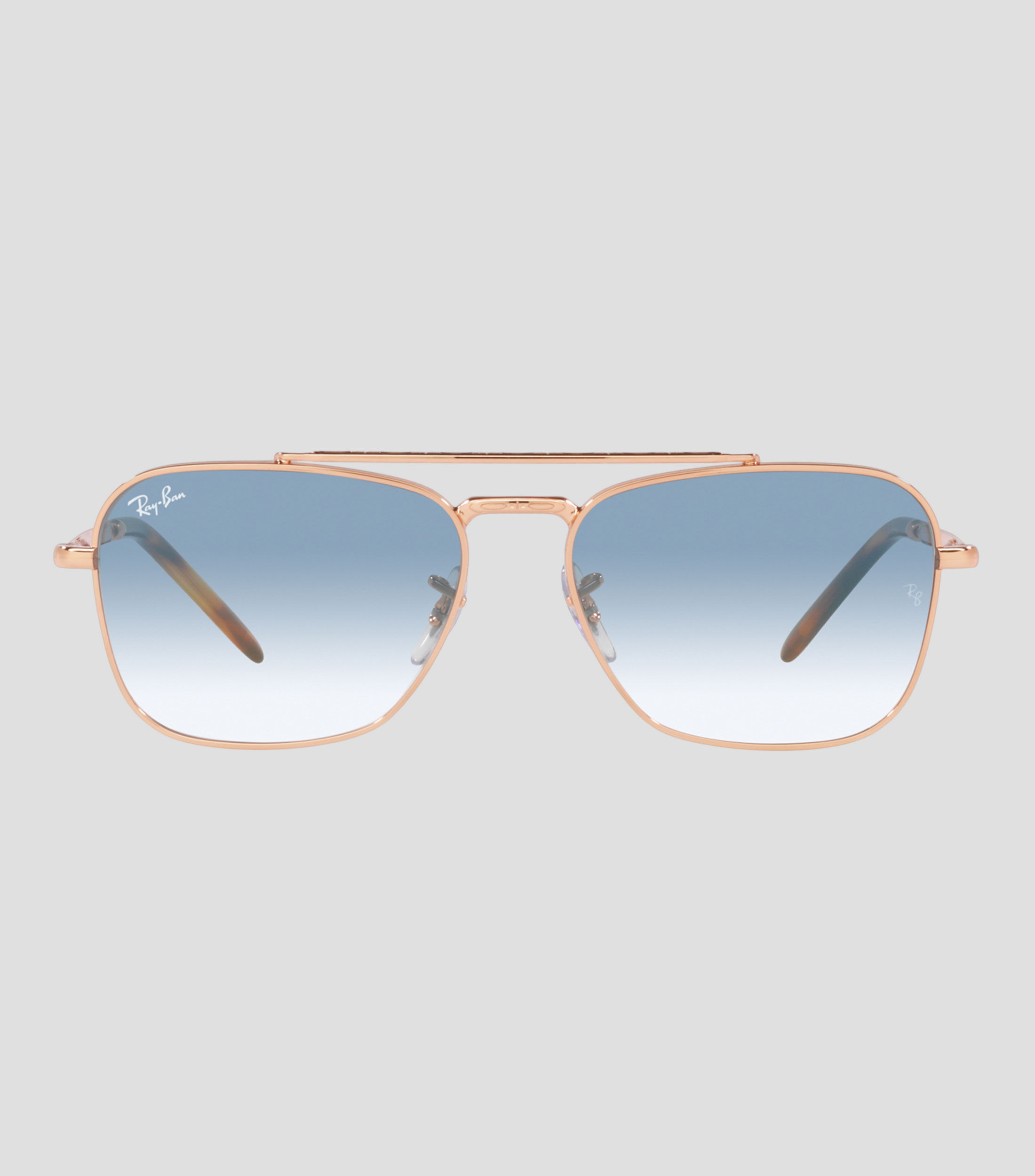 Ray-Ban | Lentes de sol cuadrados New Caravan Oro Rosa Unisex | El ...