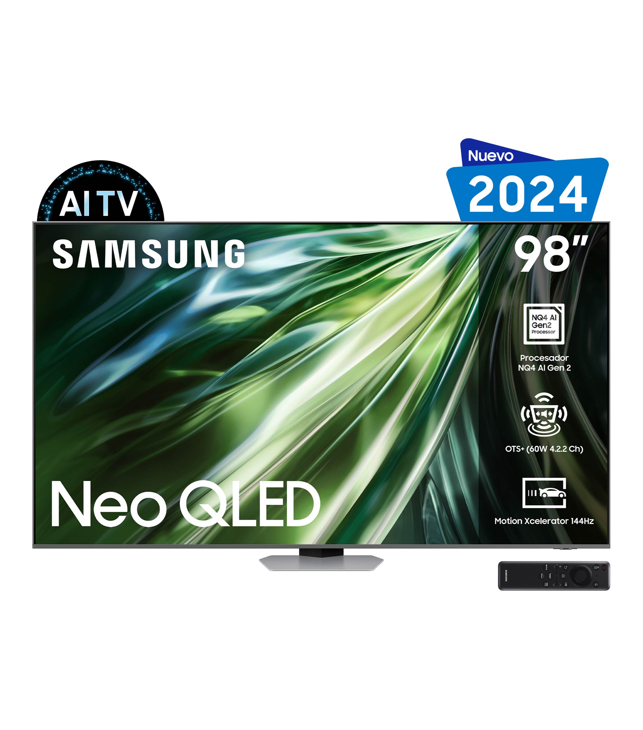 Samsung: Pantalla 98 Pulgadas, Plana, NEO QLED 4K, QN98QN90DAFXZX | El ...