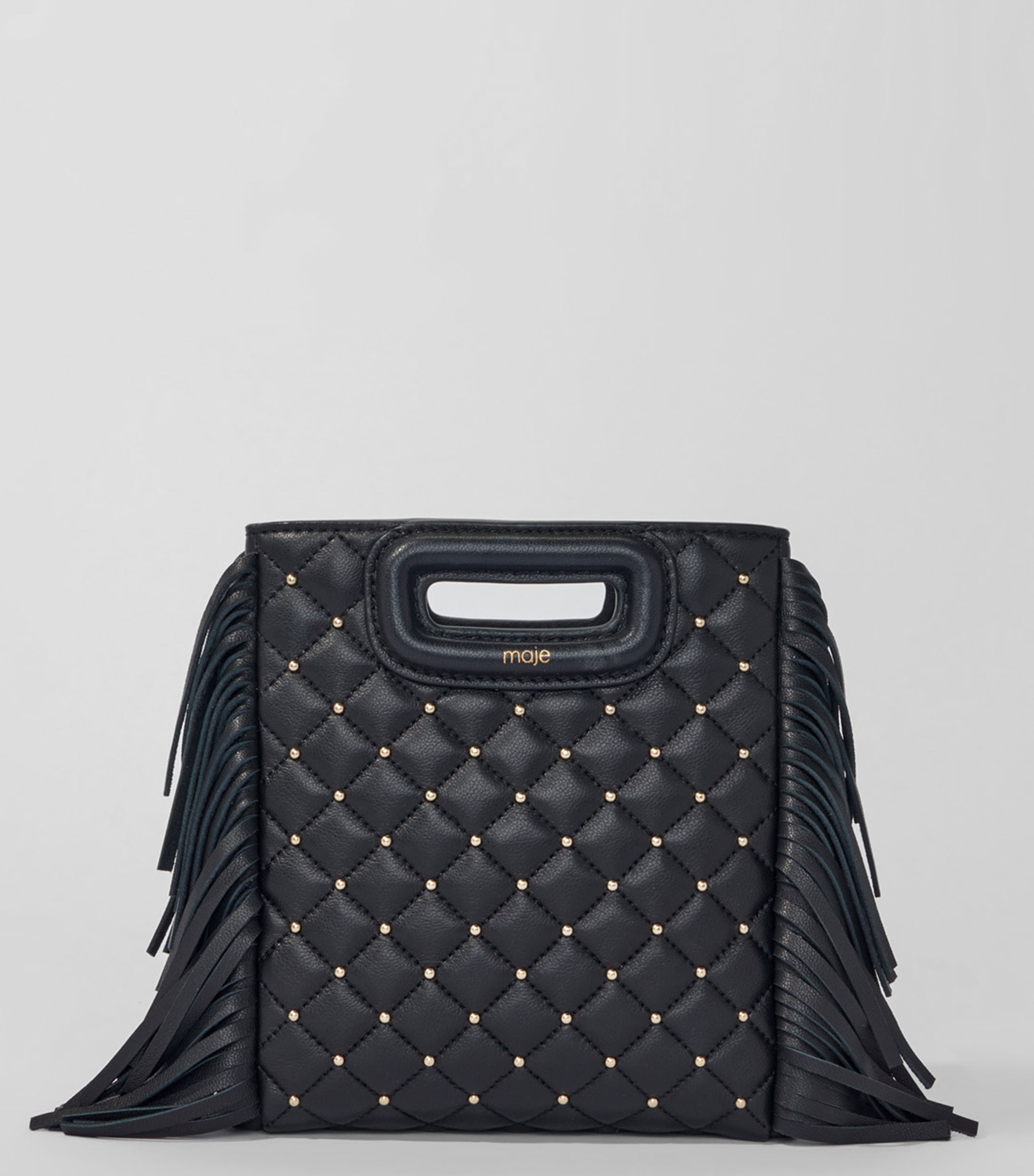 Maje: Bolso Tote en piel Mminispottypa capitonado Mujer | El Palacio de ...
