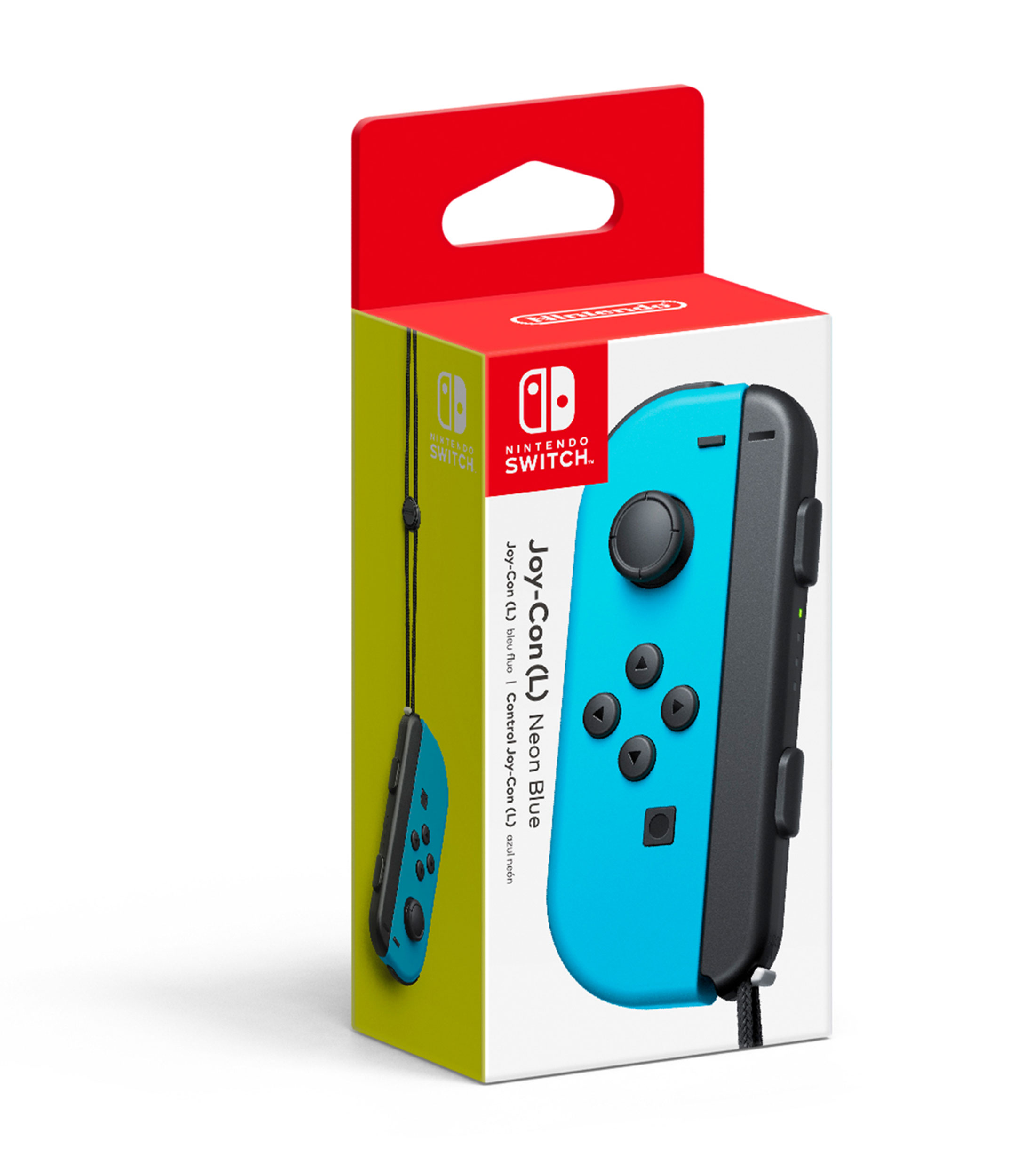 Nintendo Control Inalámbrico Nintendo Switch Joy-Con (L) Azul Neón - El ...