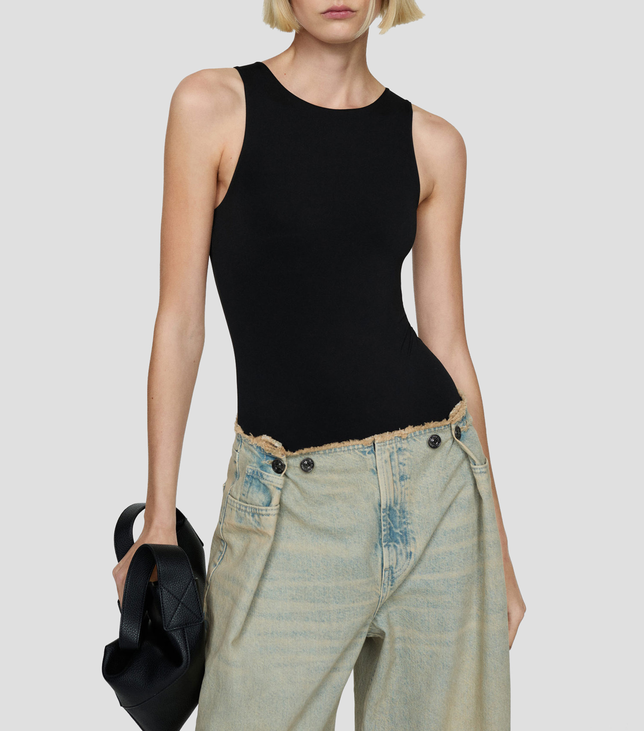 Mango: Body Cuello Redondo Sin Mangas Mujer | El Palacio de Hierro