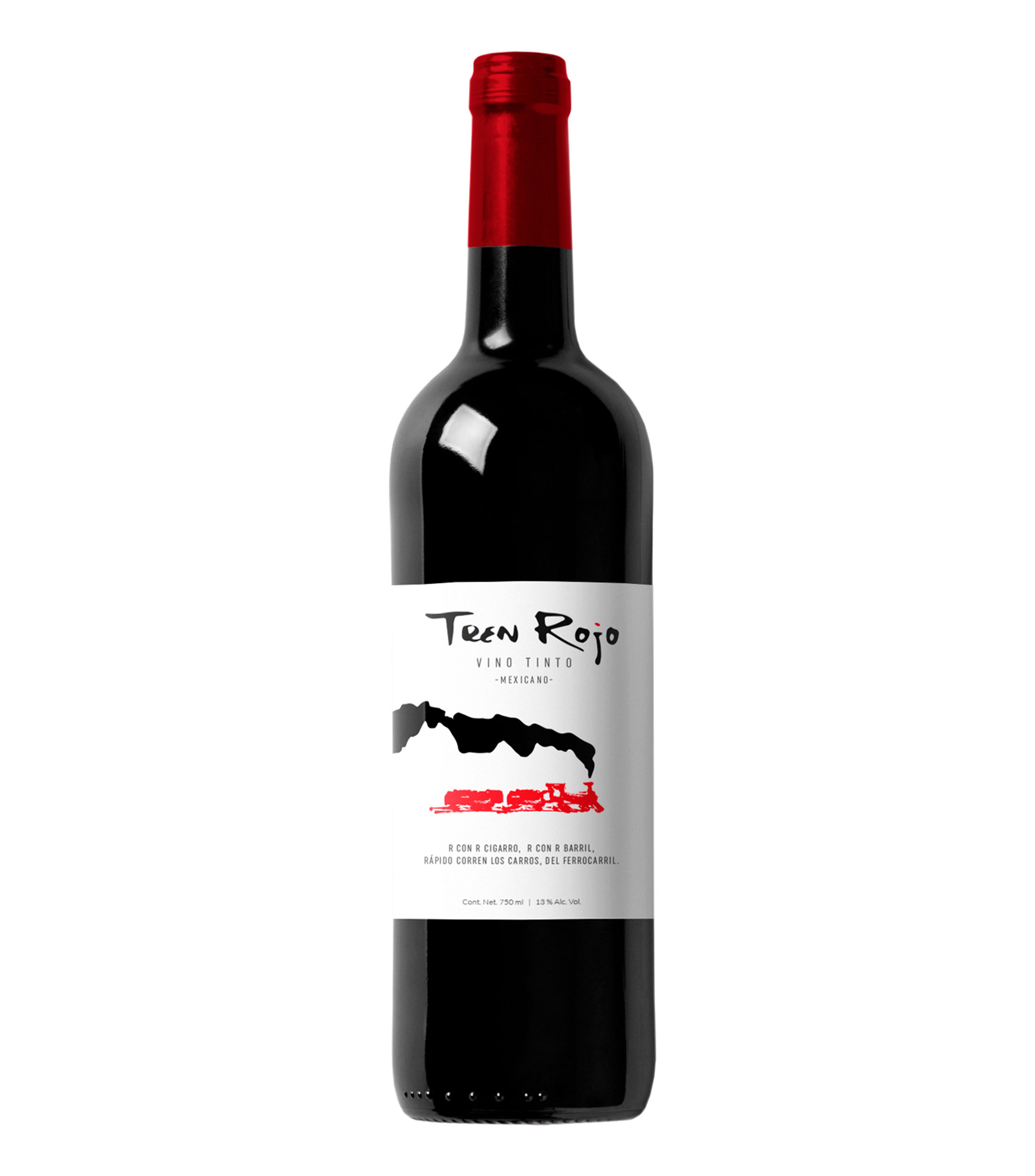 Tren Rojo Vino Tinto Malbec, Tempranillo, Merlot, 750 ml - El Palacio ...