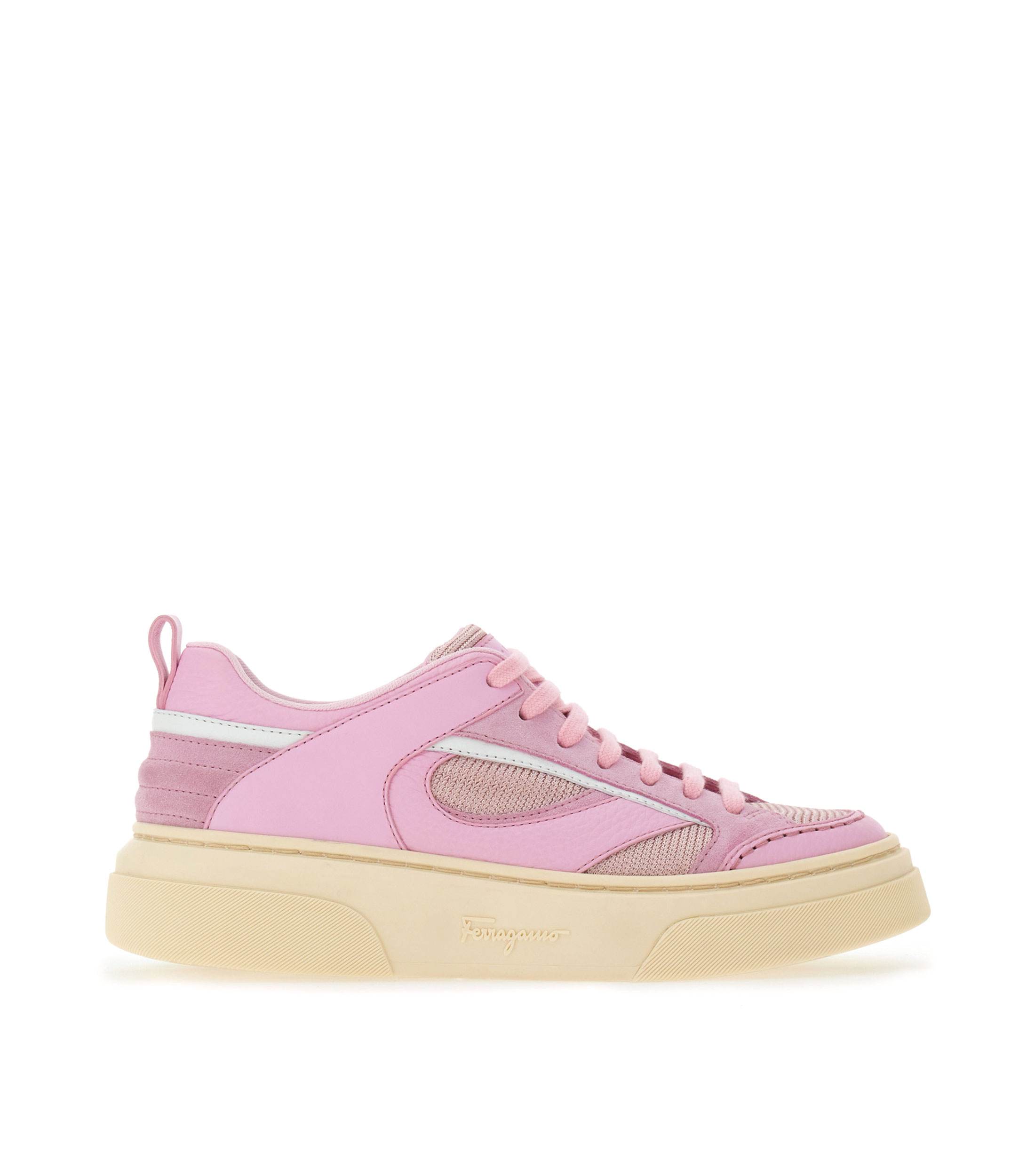 Ferragamo: Tenis con suela chunky Mujer | El Palacio de Hierro