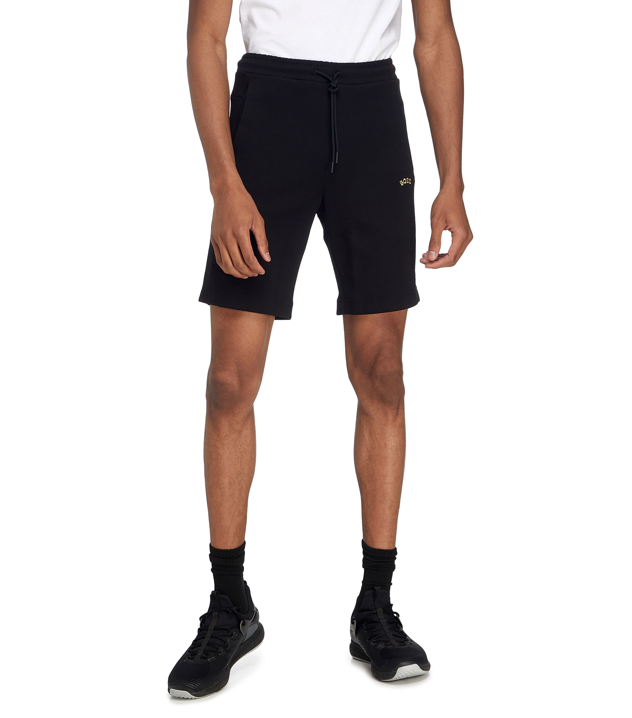 Boss Short Boss regular fit con ilustración en cuadrícula Hombre - El ...