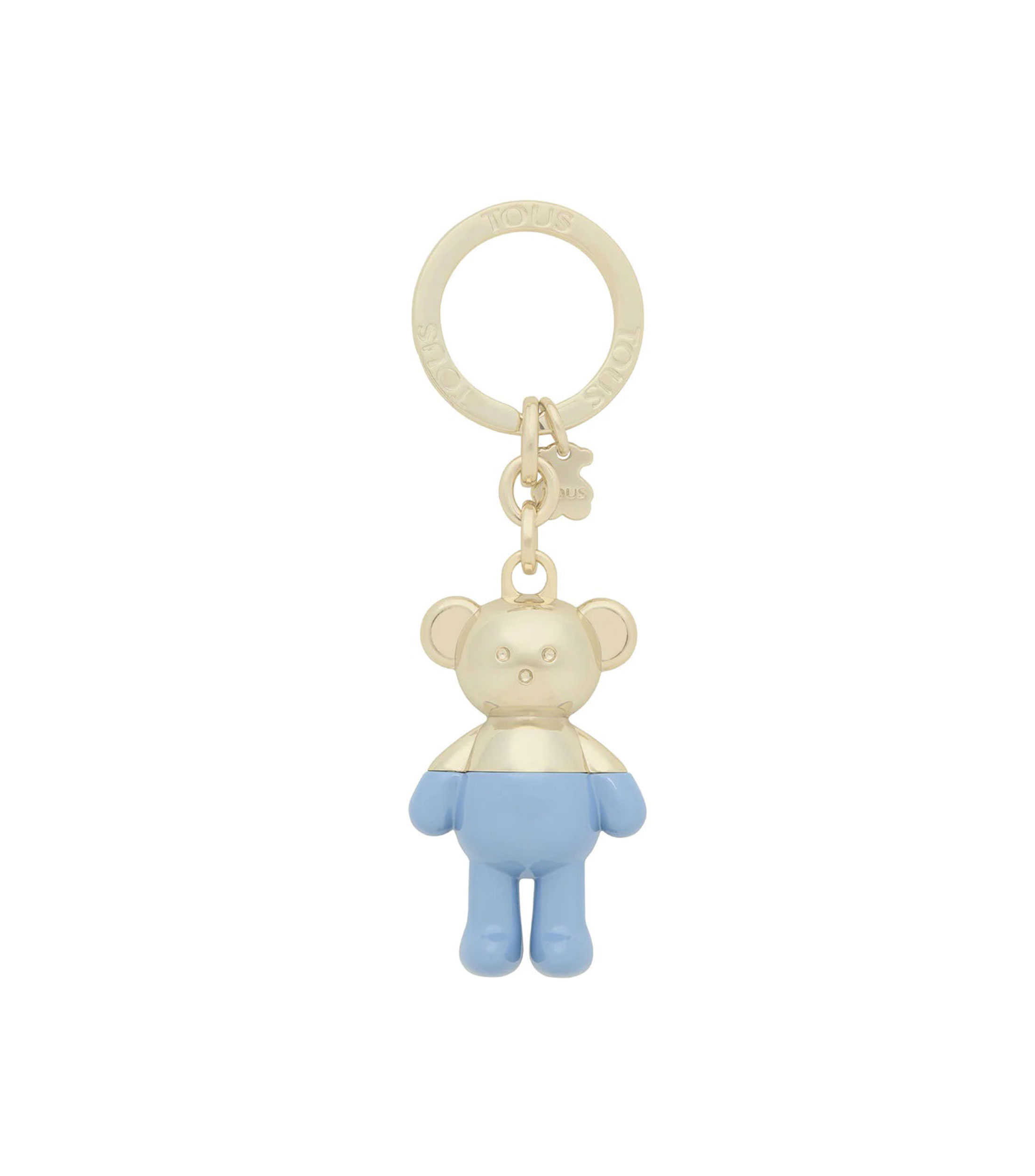 Tous Llavero dorado y azul Teddy Bear Mujer - El Palacio de Hierro
