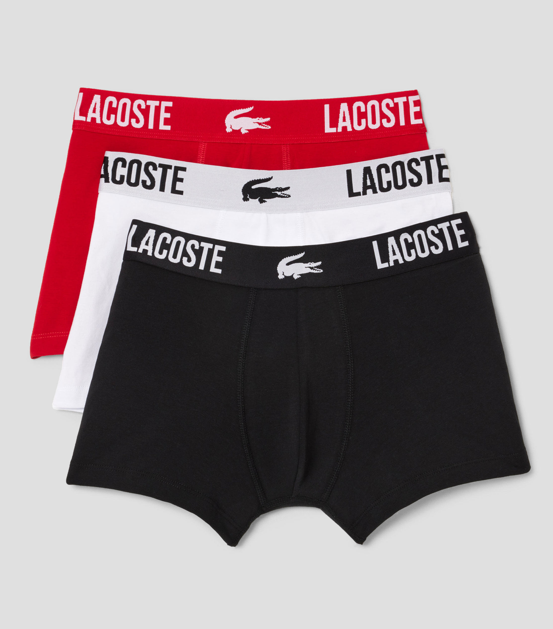 Lacoste: Set de bóxers cortos 3 piezas Hombre | El Palacio de Hierro