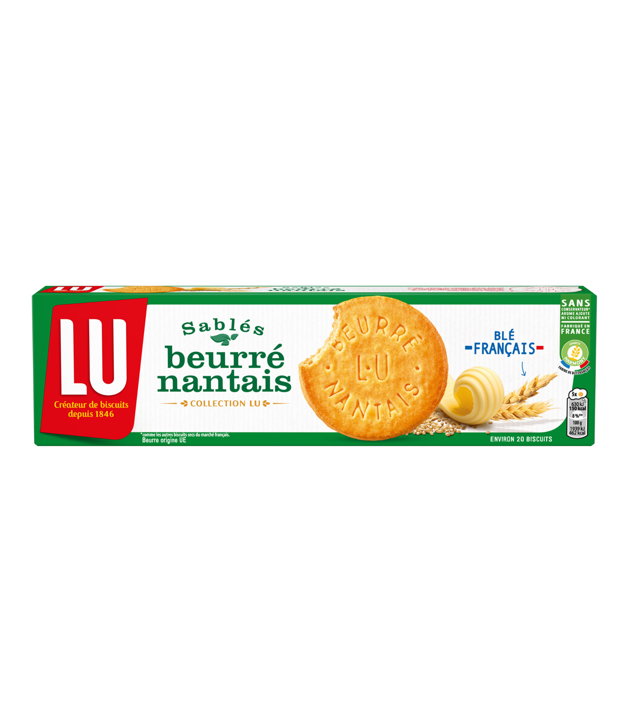 LU: Galletas de mantequilla Beurrés Nantais, 130 gr | El Palacio de Hierro
