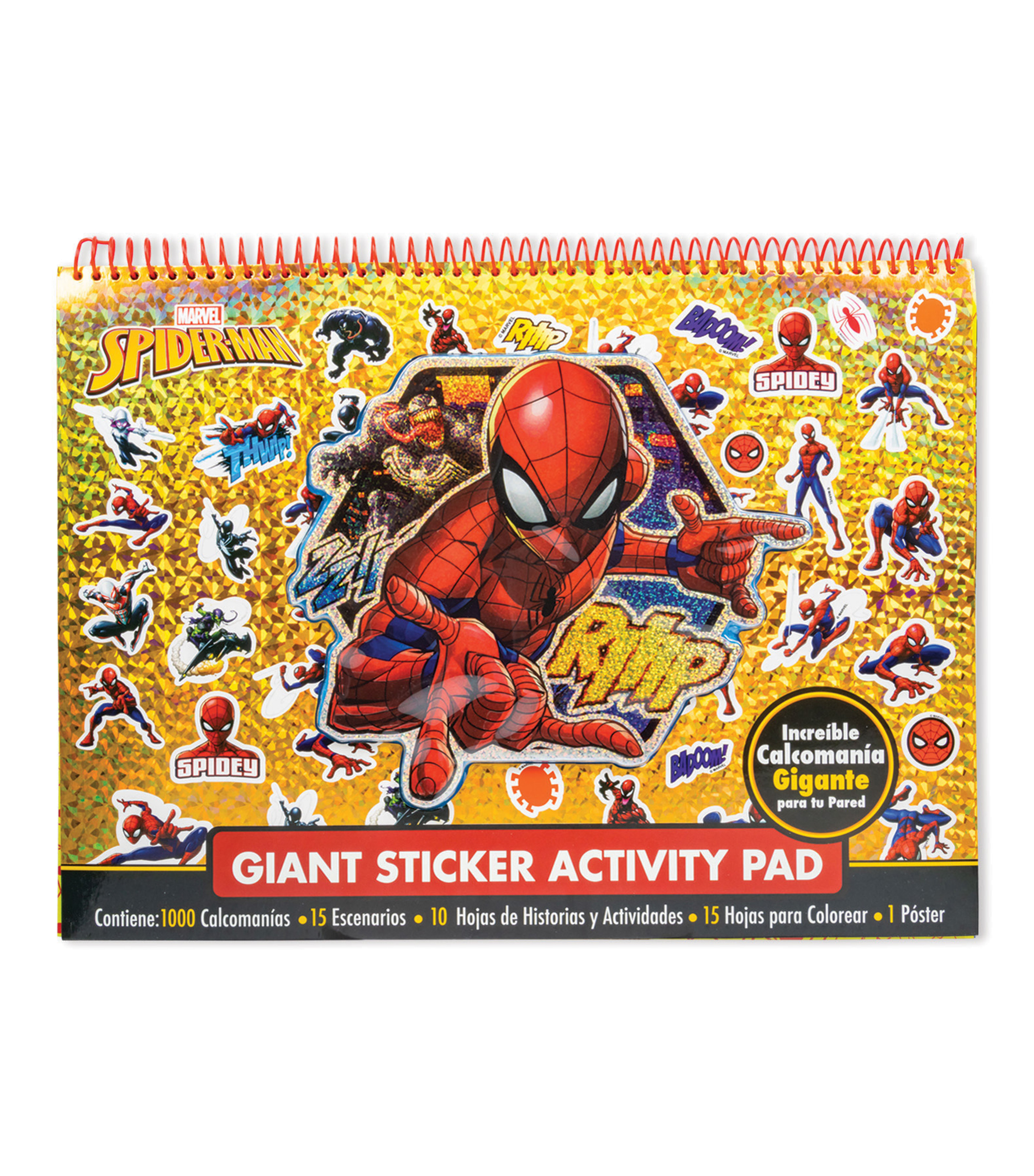 Best Trading Giant Sticker Activity Pad, Spiderman - El Palacio de Hierro