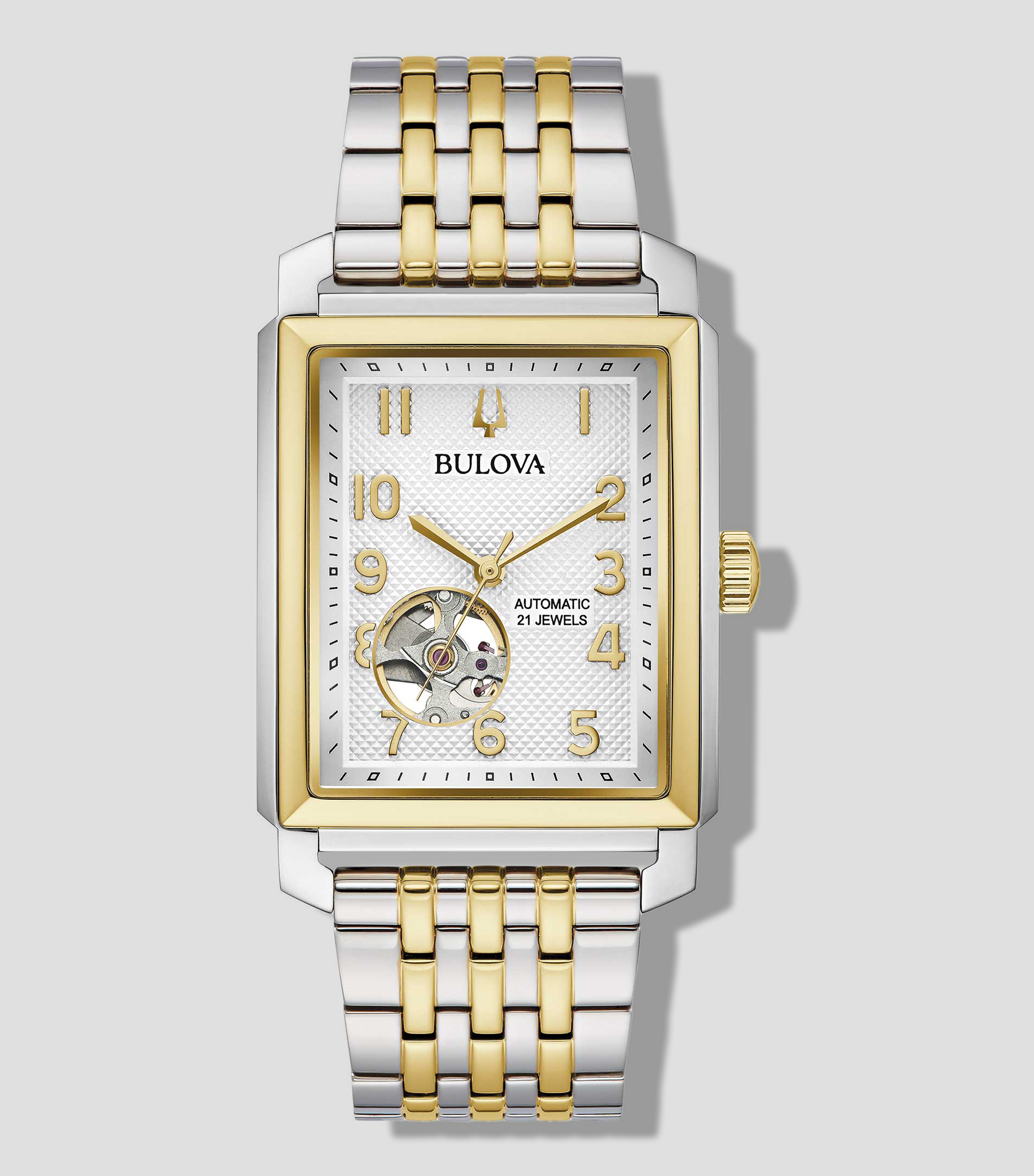 Bulova Reloj para hombre Clásicos Sutton Automatic Casual Plata, Dorado ...