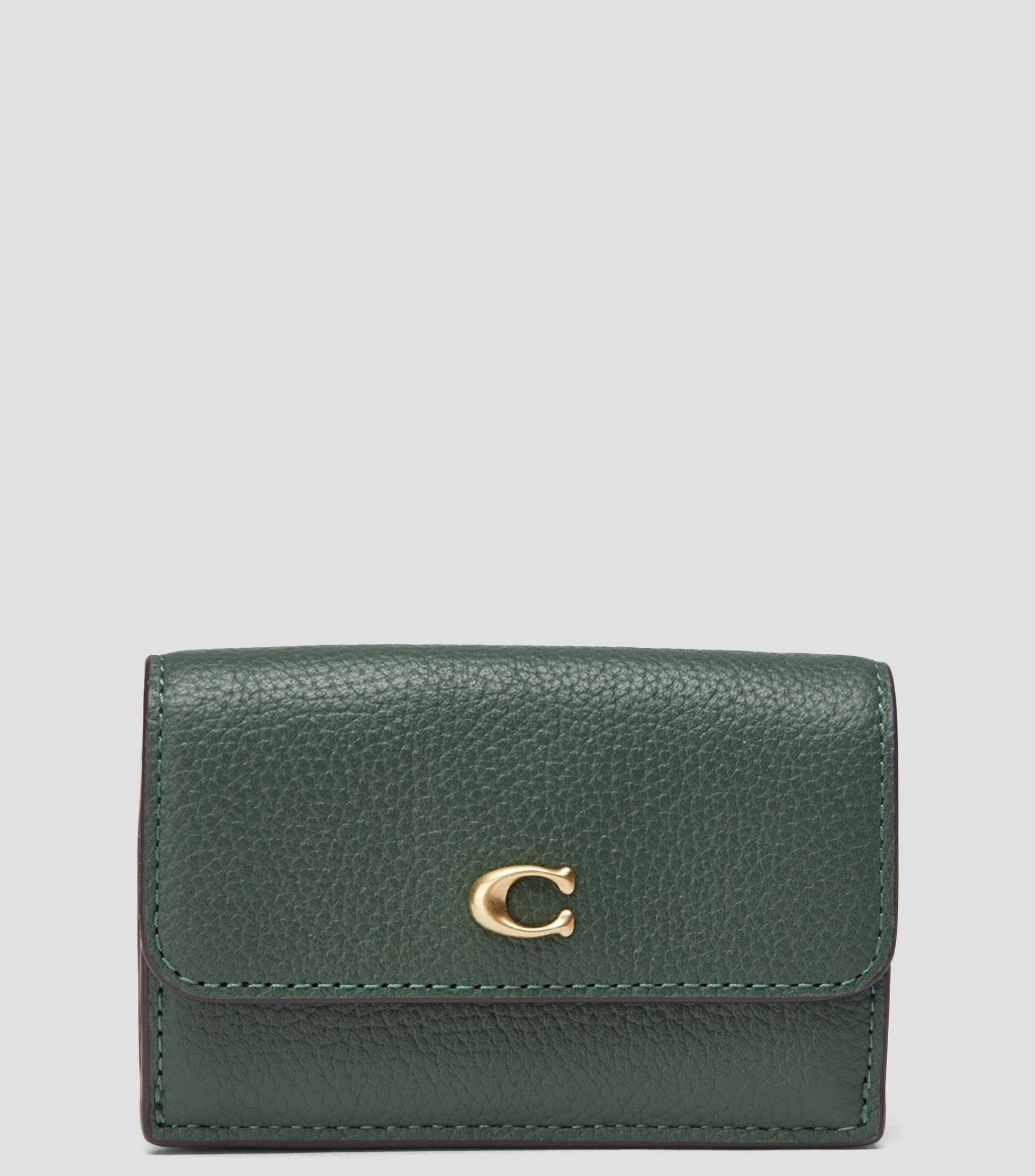 COACH: Cartera Mini Trifold en piel vacuna con logo Mujer | El Palacio ...