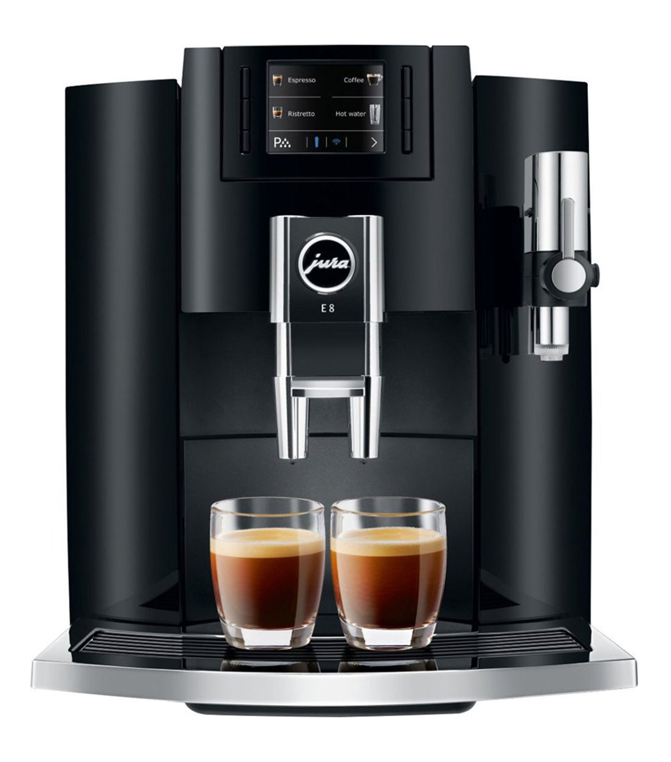 JURA Cafetera Automática Express E8 200 Tazas Negra- El Palacio de Hierro