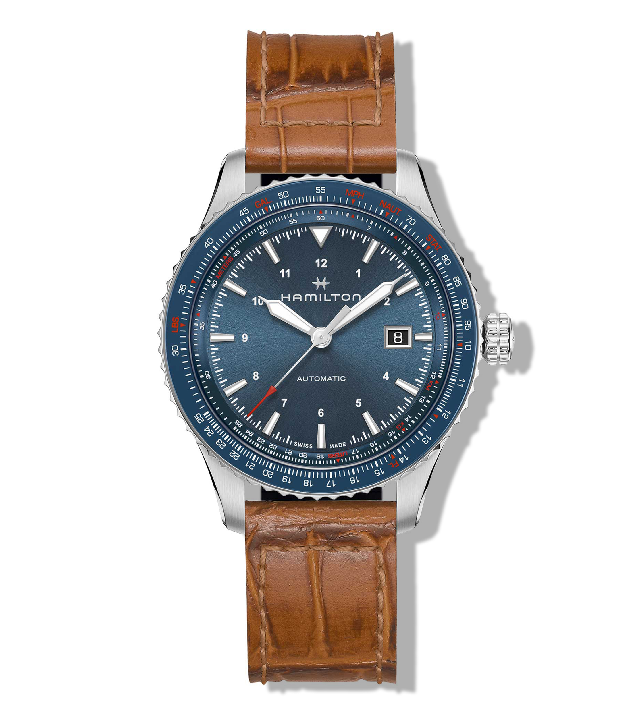 Hamilton: Reloj para Hombre Khaki Aviation Casual Plateado, Azul | El ...
