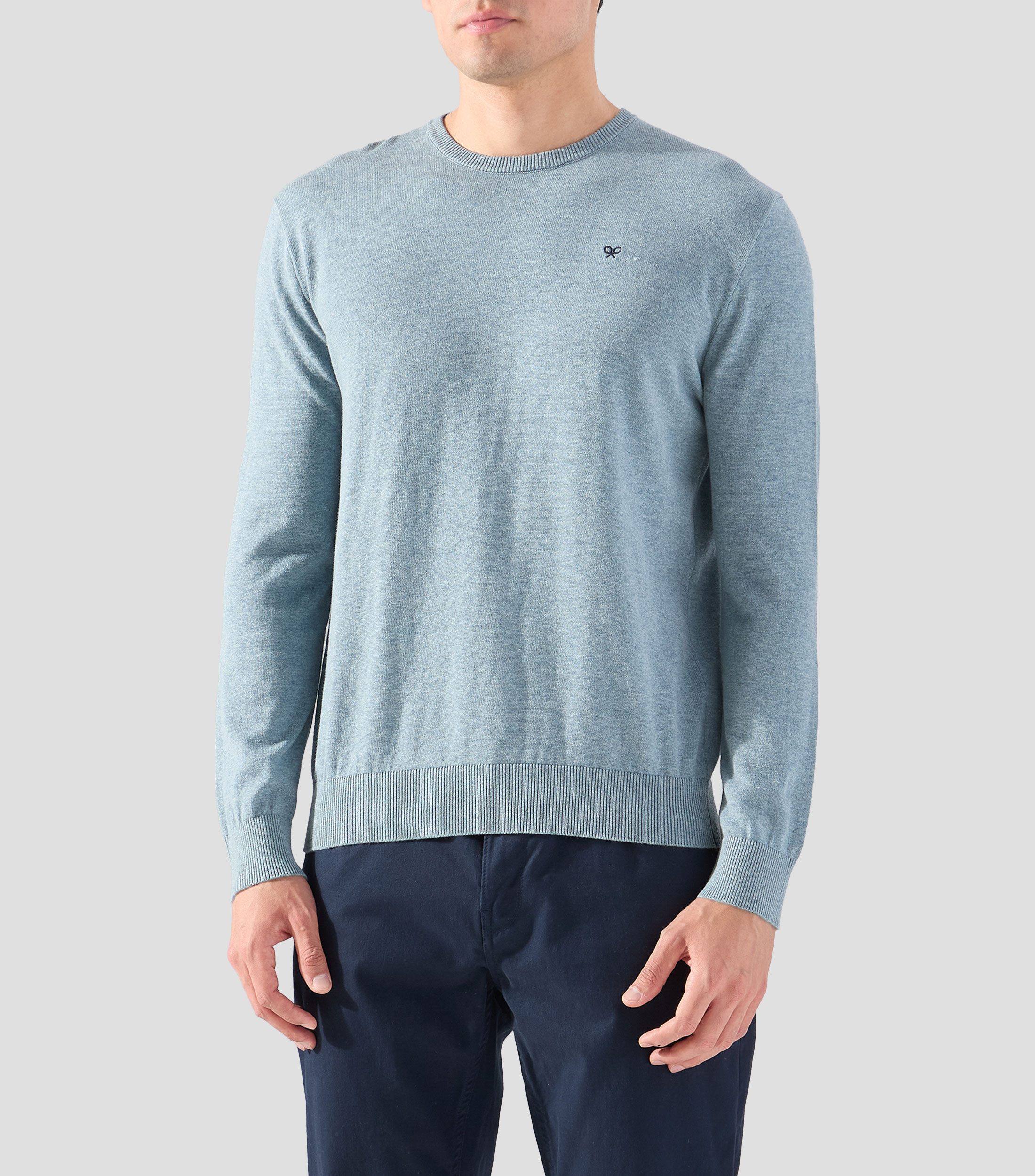 Silbon Suéter cuello redondo con logo Hombre |El Palacio de Hierro