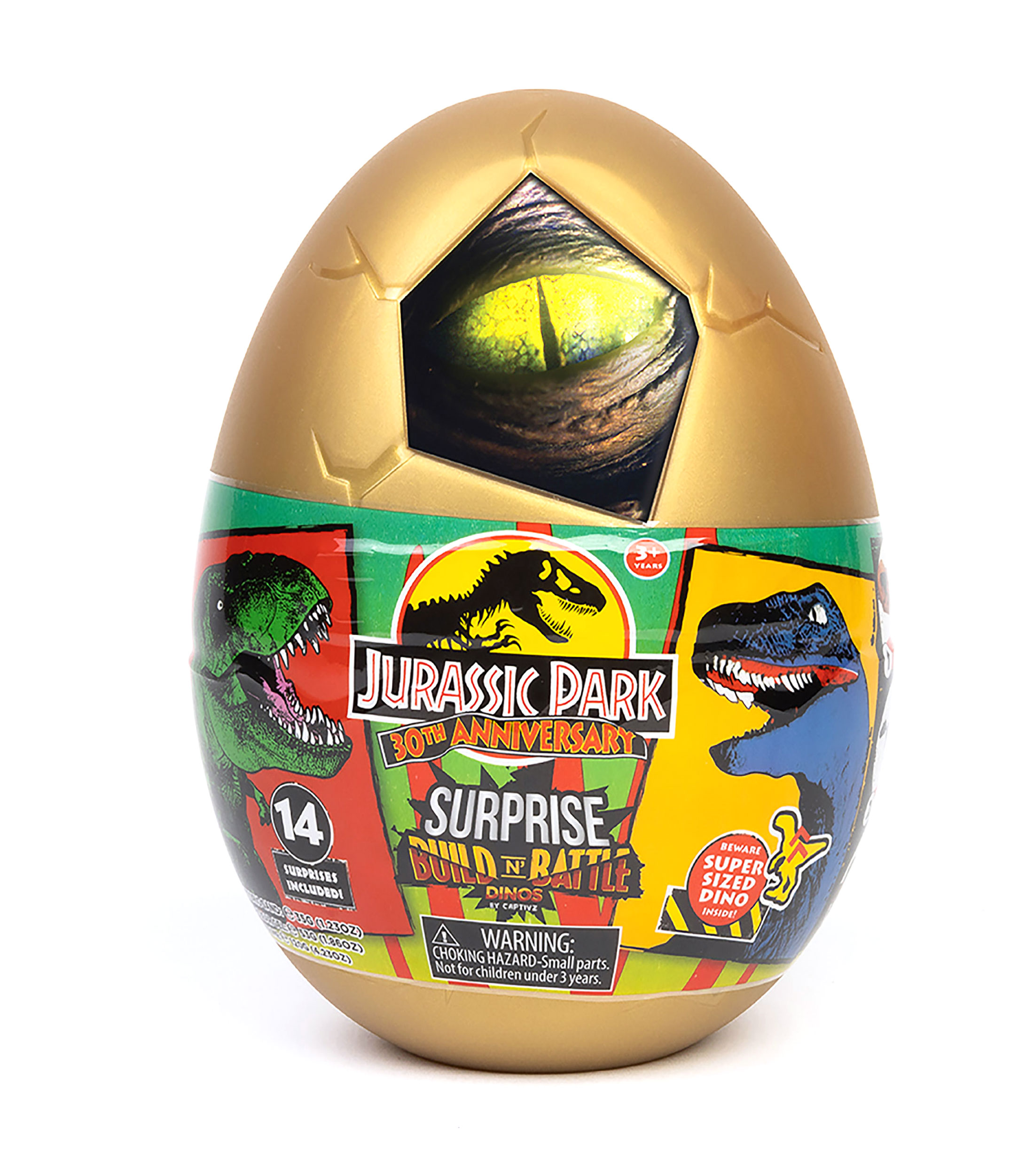 Jurassic World: Huevo sorpresa Captivz 30 Aniversario | El Palacio de ...