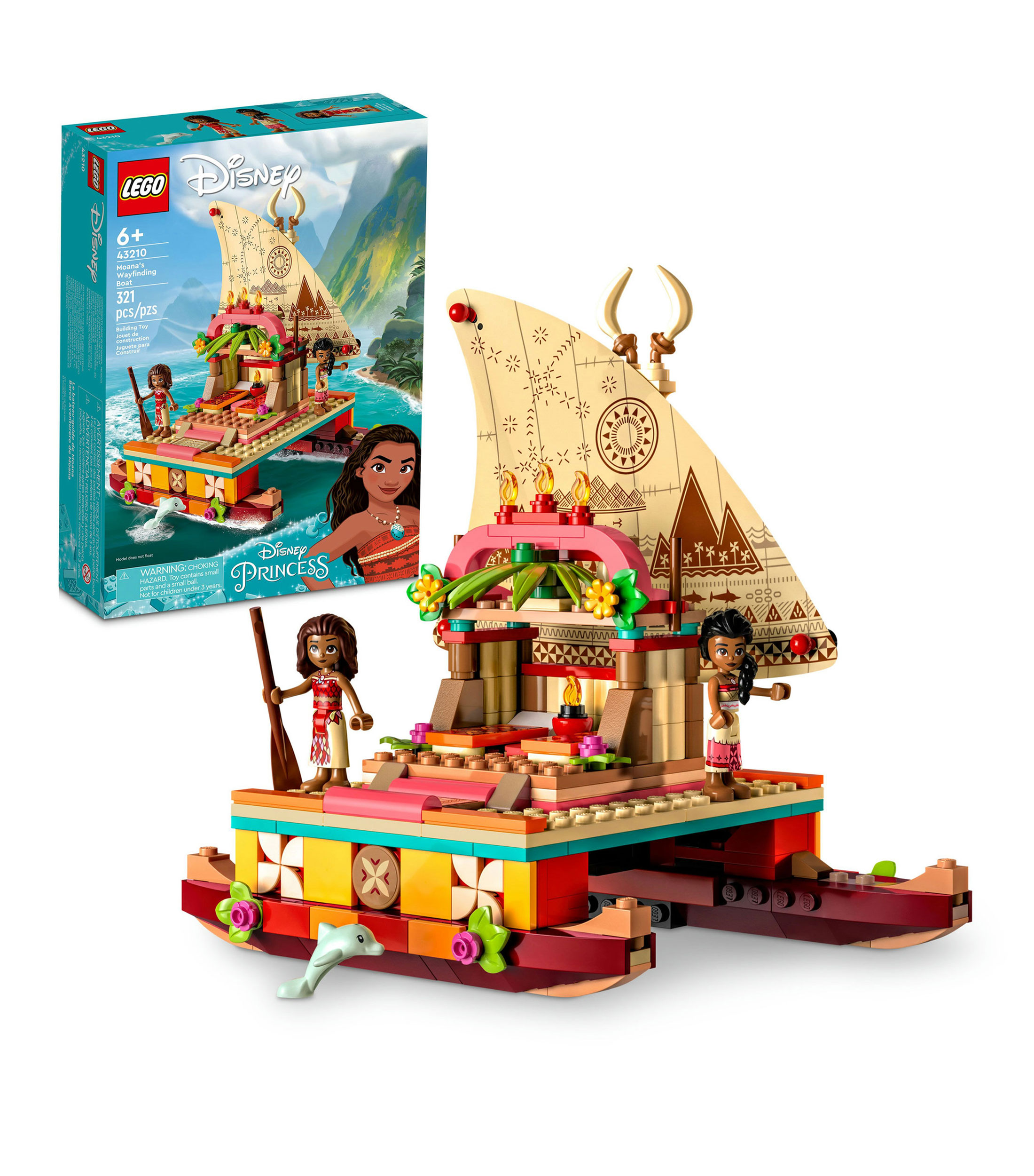 Lego Lego Disney Moana's Wayfinding Boat - El Palacio de Hierro
