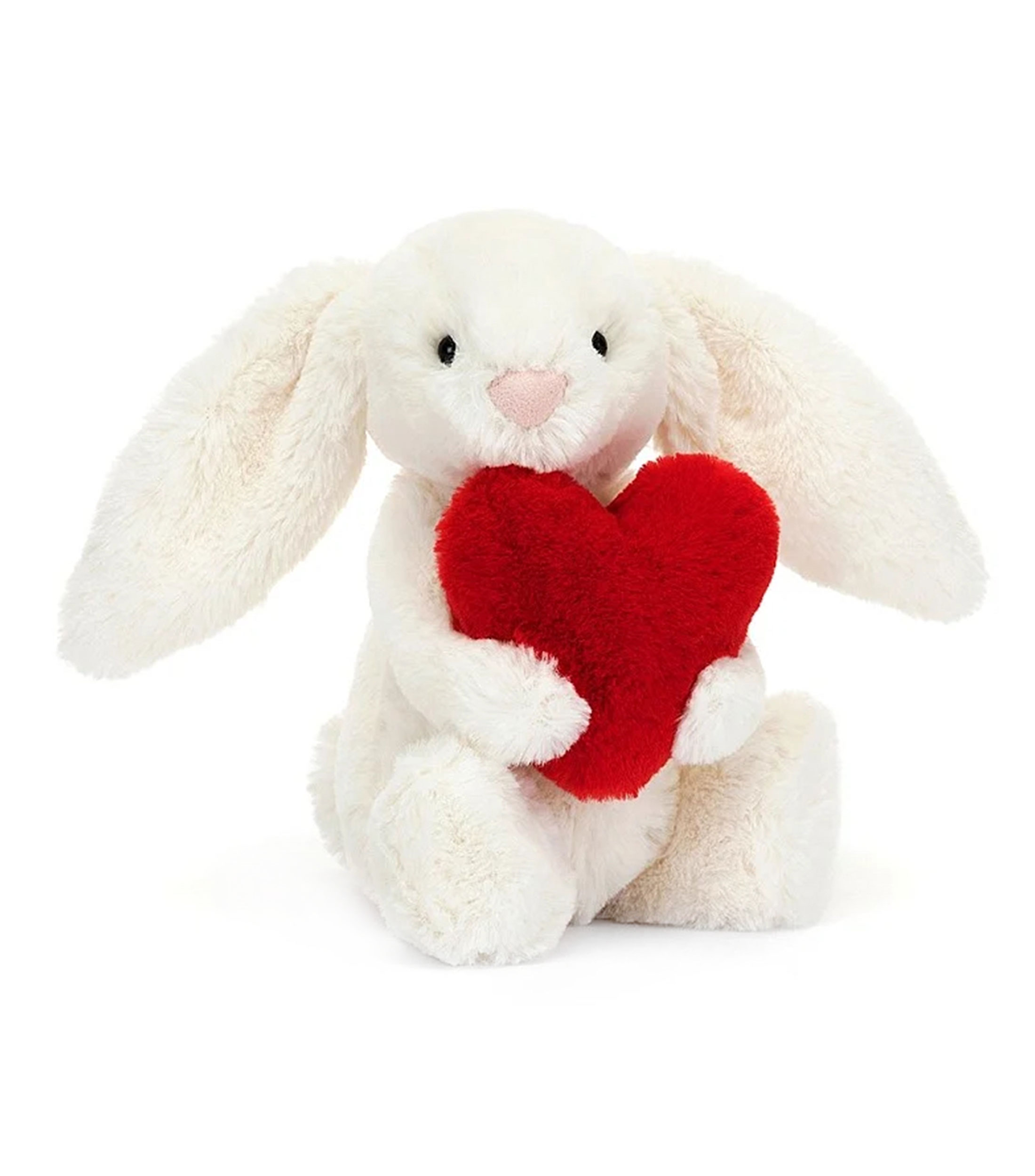 Jellycat: Conejo de peluche pequeño Bashful Red Love Heart | El Palacio ...
