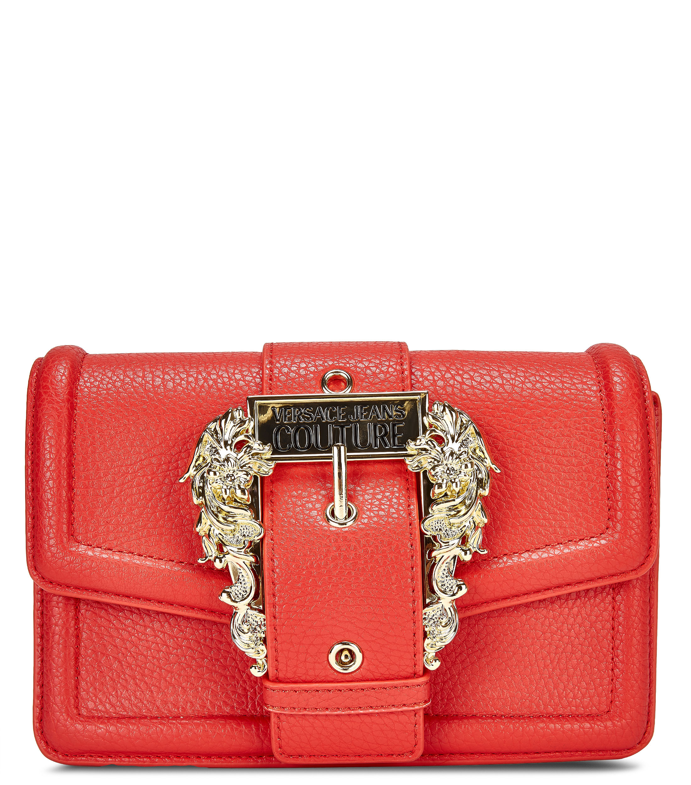 Versace Jeans Couture: Bolso crossbody roja granulado Mujer | El ...