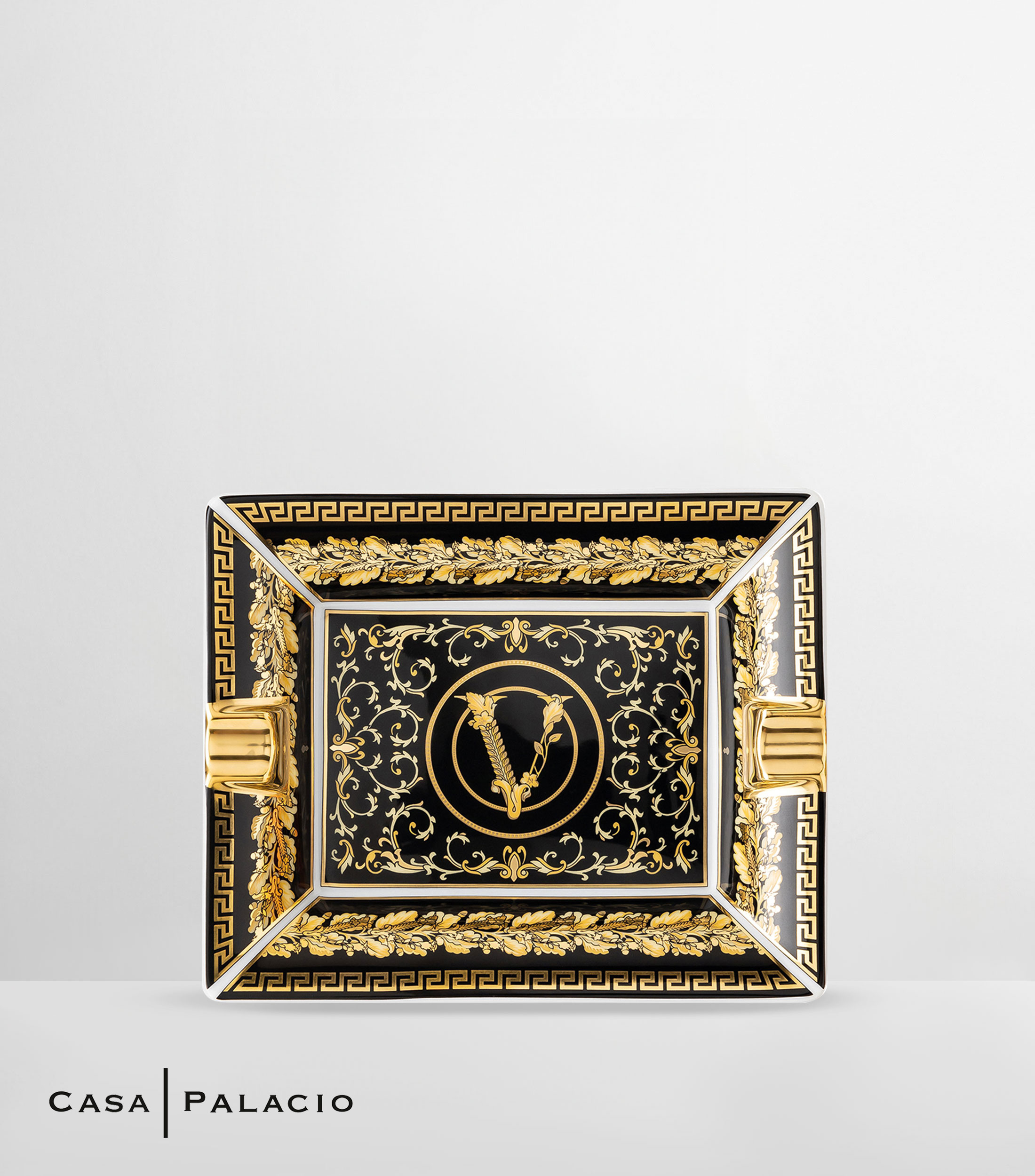 Versace Cenicero Virtus Gala negro - El Palacio de Hierro