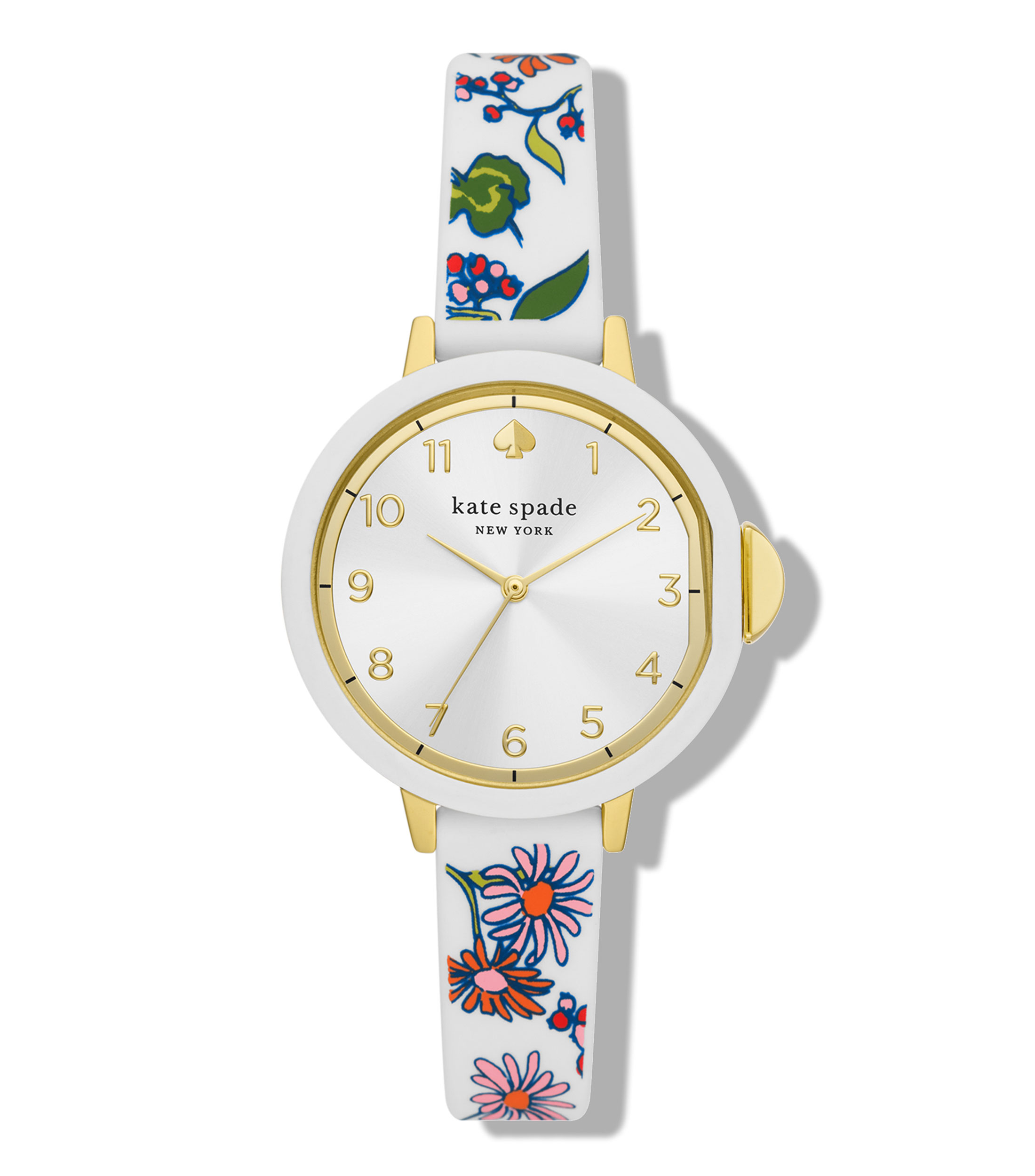 Kate Spade New York Reloj para Mujer Park Row Casual, dorado, blanco ...