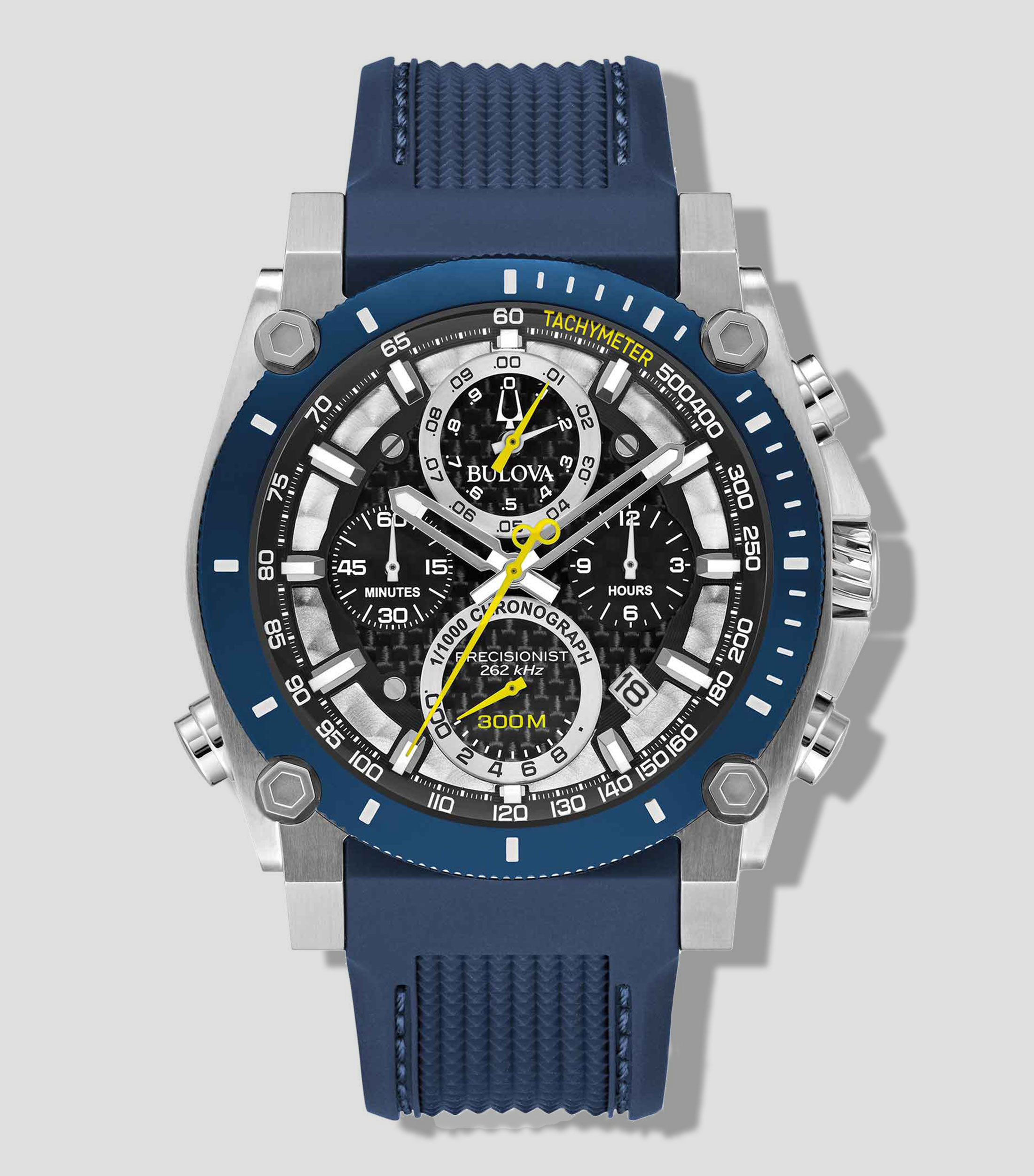 Bulova Reloj para Hombre Precisionist, Casual, Azul, Negro - El Palacio de Hierro
