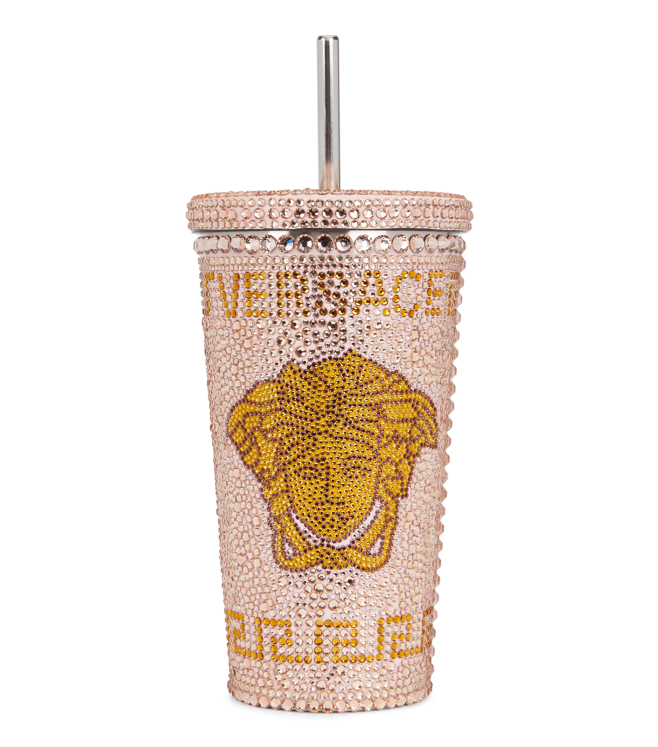 Versace Vaso Embellished Rosa - El Palacio de Hierro