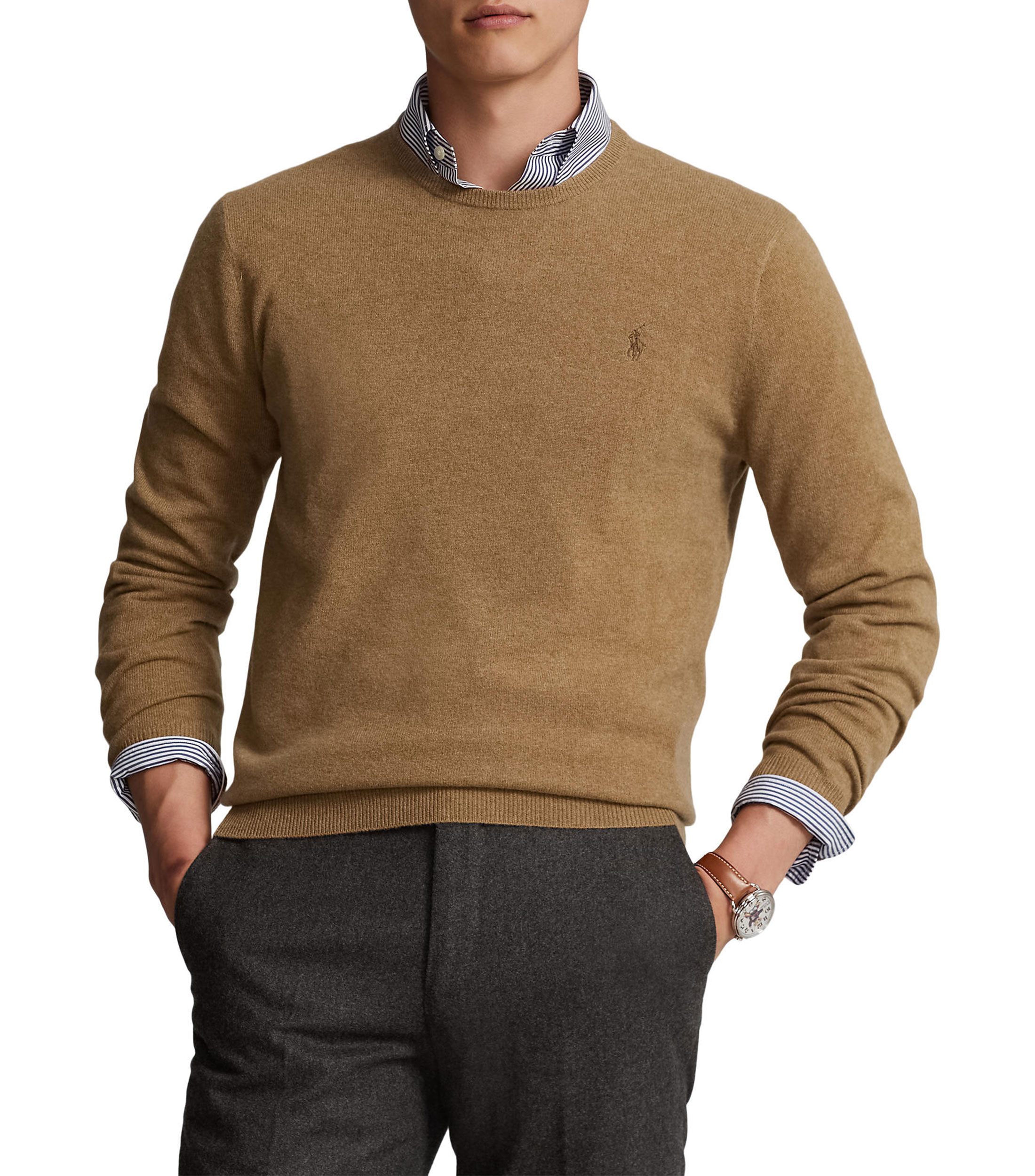 Polo Ralph Lauren Suéter de cuello redondo Hombre - El Palacio de Hierro