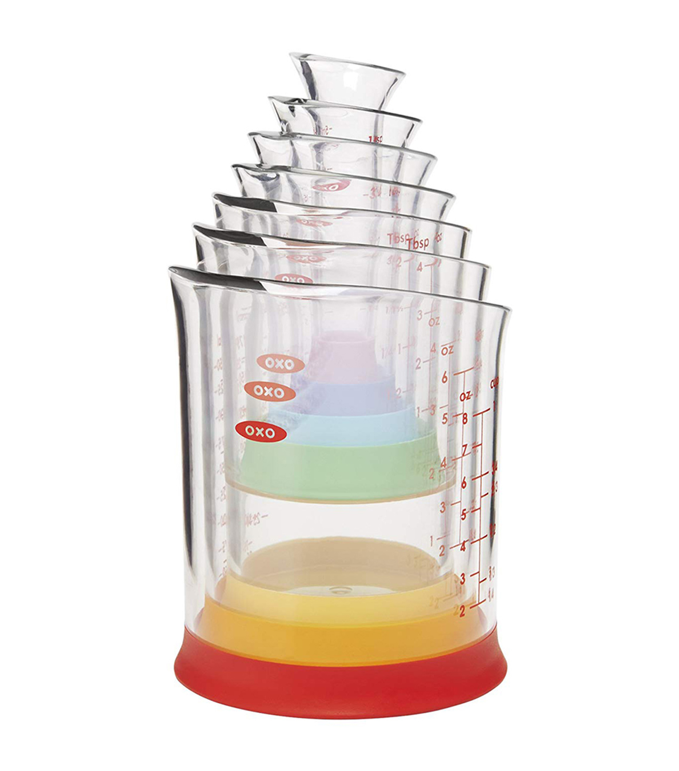 Oxo Set de Vasos Medidores 7 Piezas transparente - El Palacio de Hierro