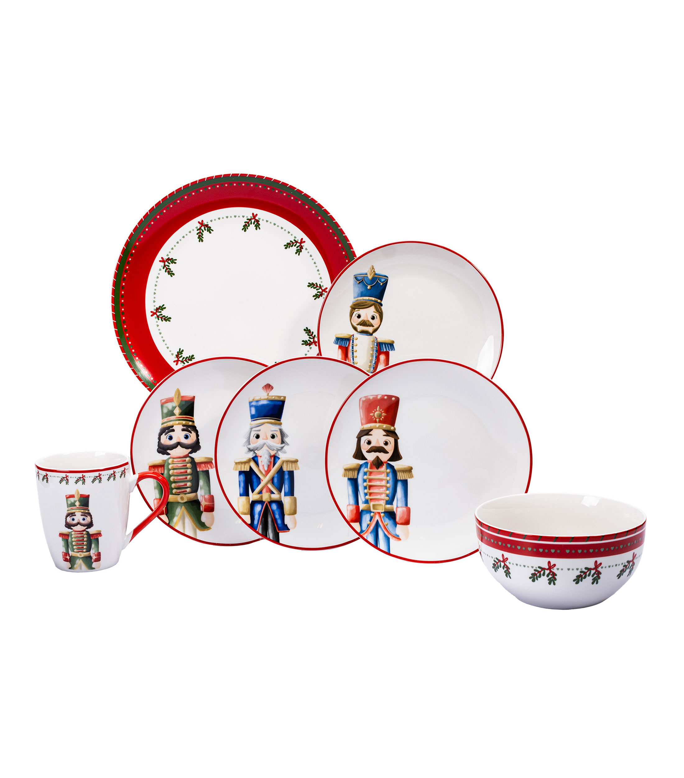 Crown Baccara: Vajilla 16 piezas Nutcracker | El Palacio de Hierro