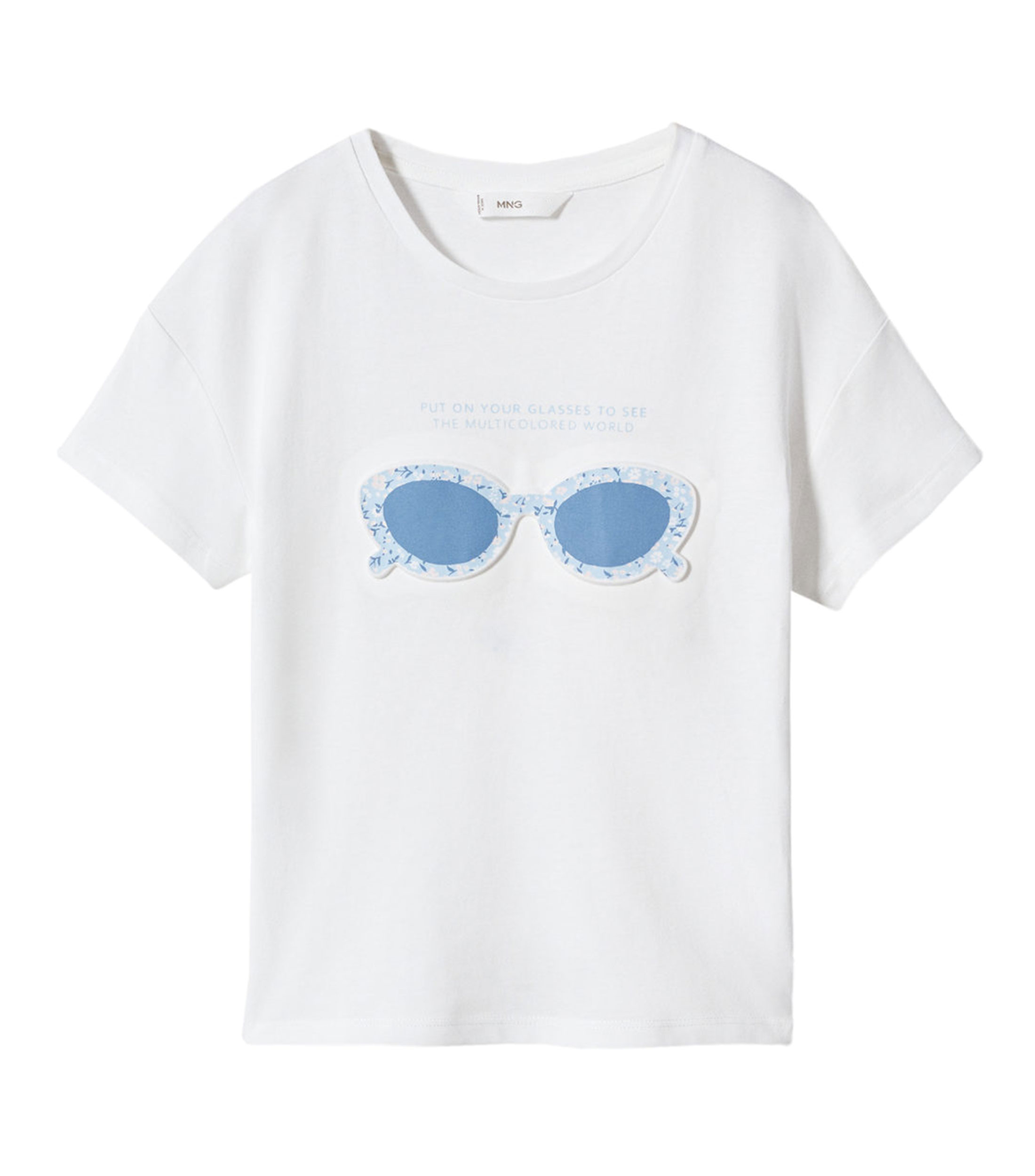 Mango Playera con estampado en relieve Niña - El Palacio de Hierro