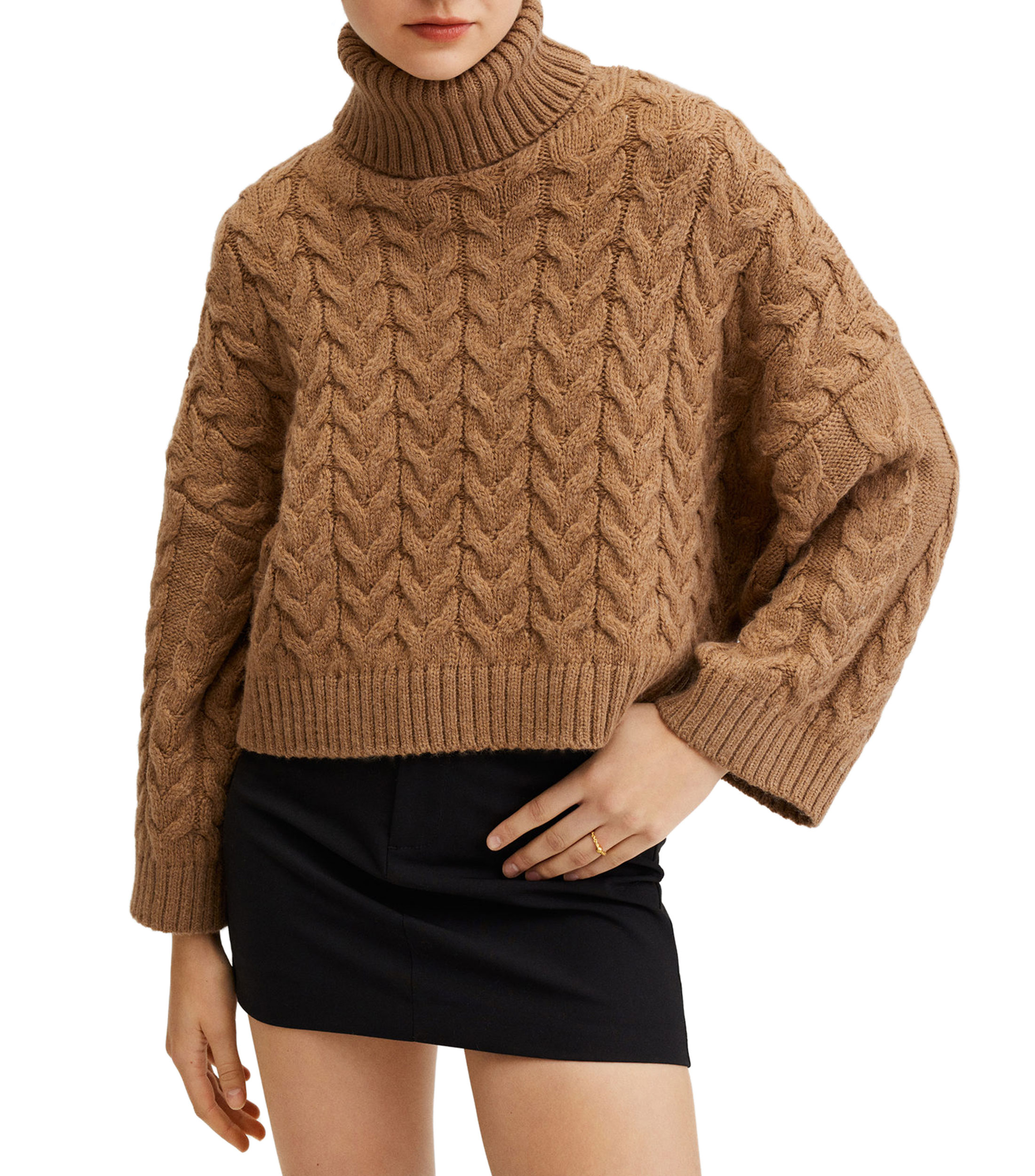 Mango Suéter cuello de tortuga Mujer - El Palacio de Hierro