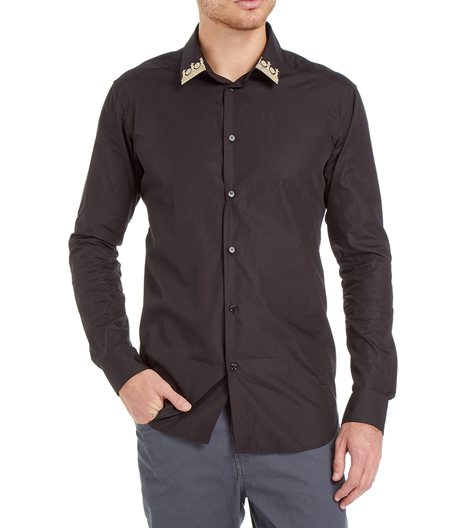 Versace Camisa manga larga Hombre - El Palacio de Hierro