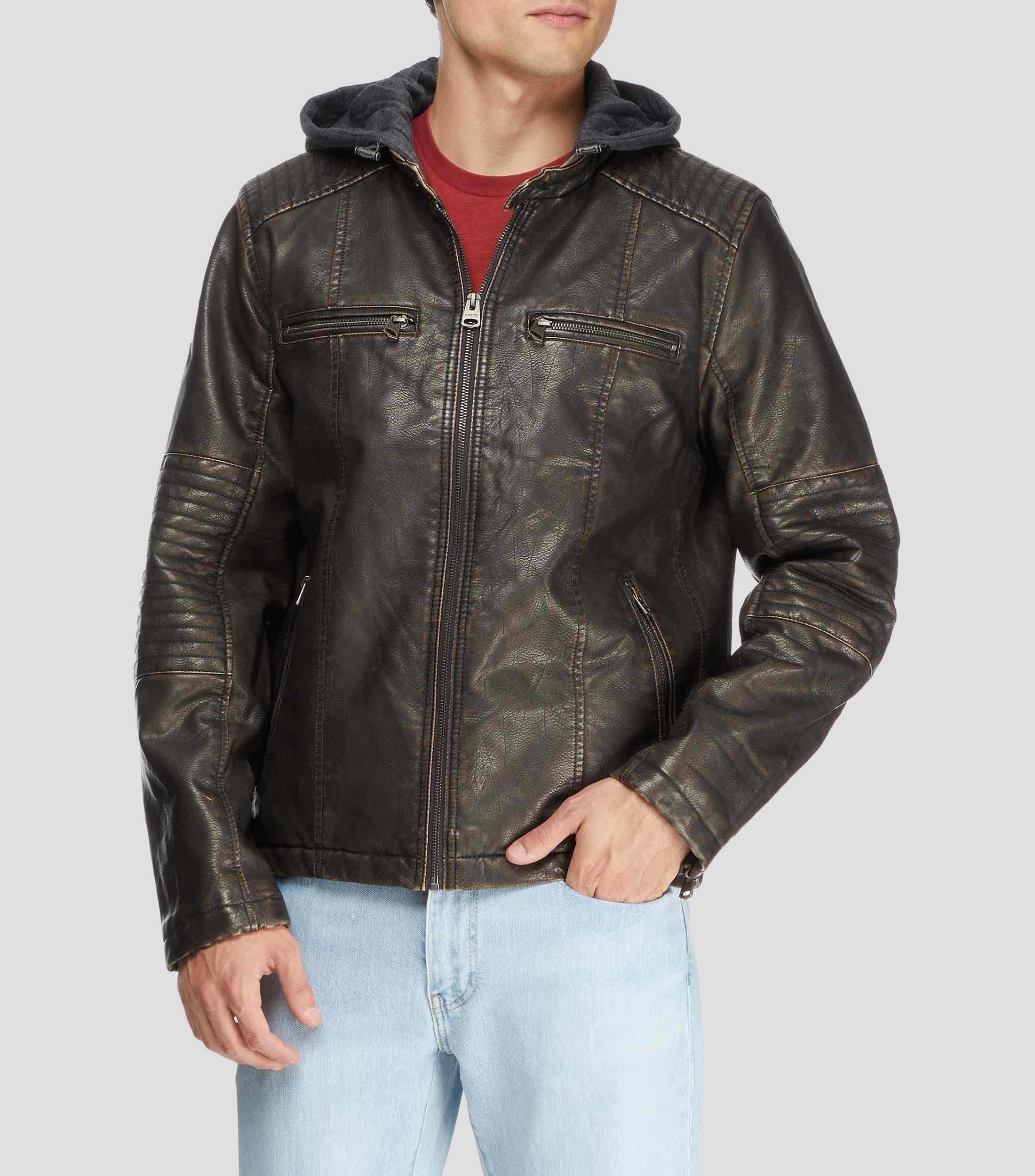 Levi's Chamarra Biker con Capucha Hombre - El Palacio de Hierro