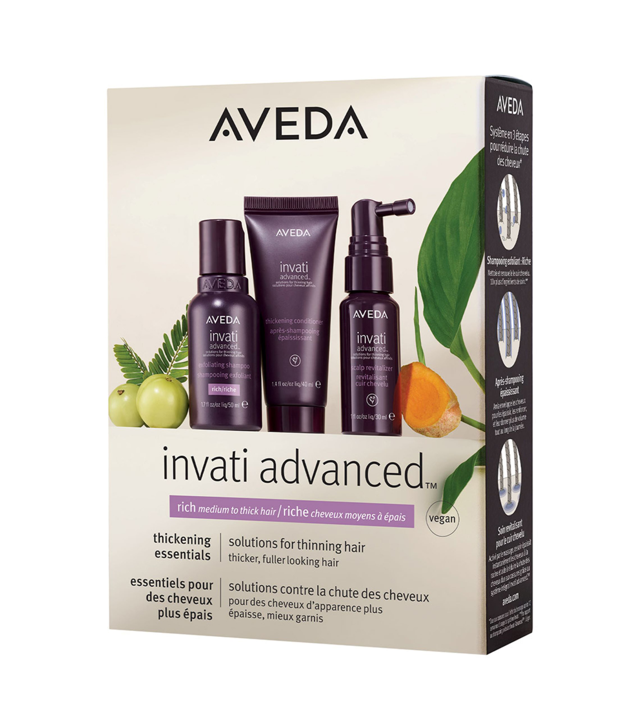 Aveda: Set de Tratamiento capilar Discovery Invati Rich Unisex | El ...