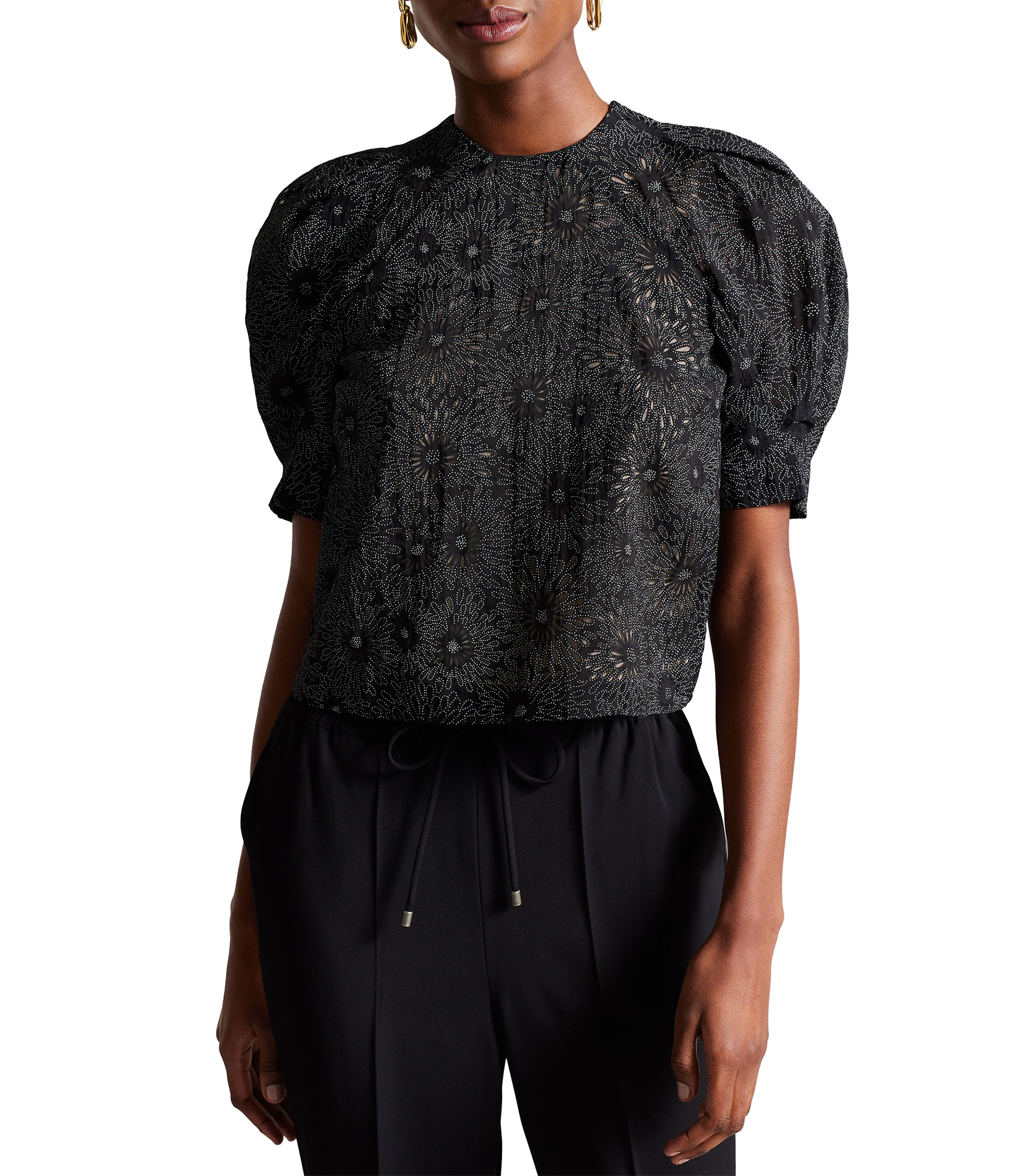 Ted Baker: Blusa Top manga corta Ingrid Mujer | El Palacio de Hierro
