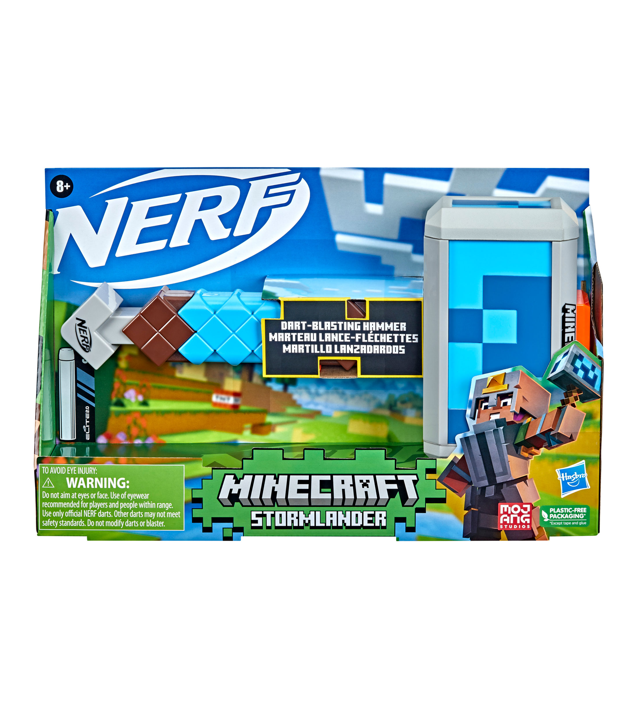 Nerf Martillo lanzadardos Minecraft Stormlander - El Palacio de Hierro