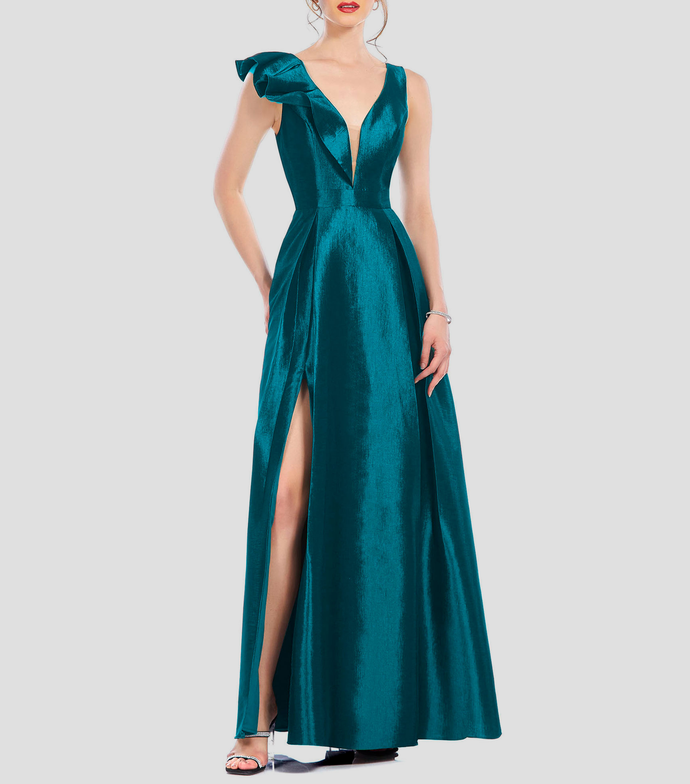 Eva Brazzi: Vestido de noche maxi Mujer | El Palacio de Hierro