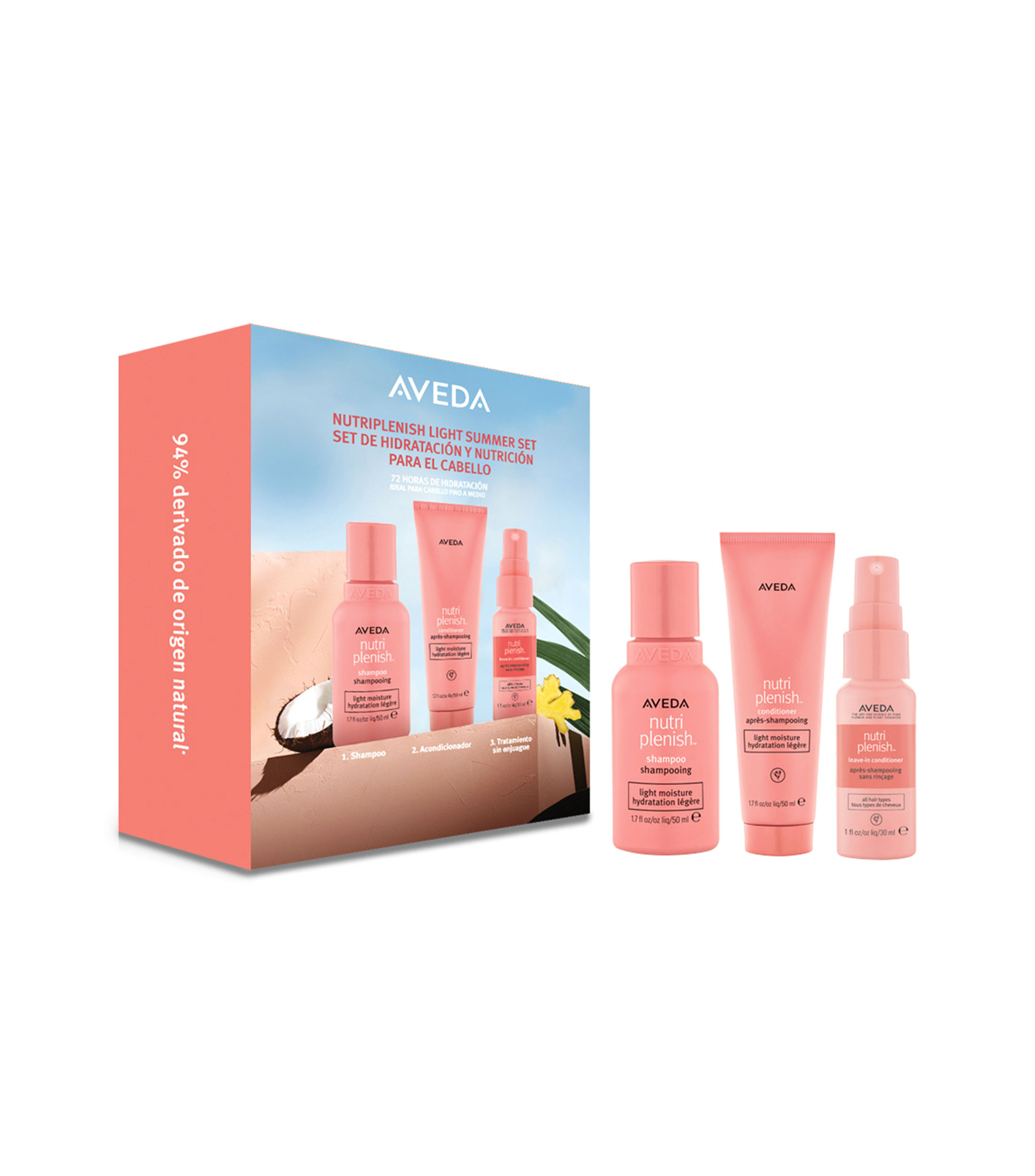 Aveda: Set de tratamiento para el cabello Nutriplenish travel size ...